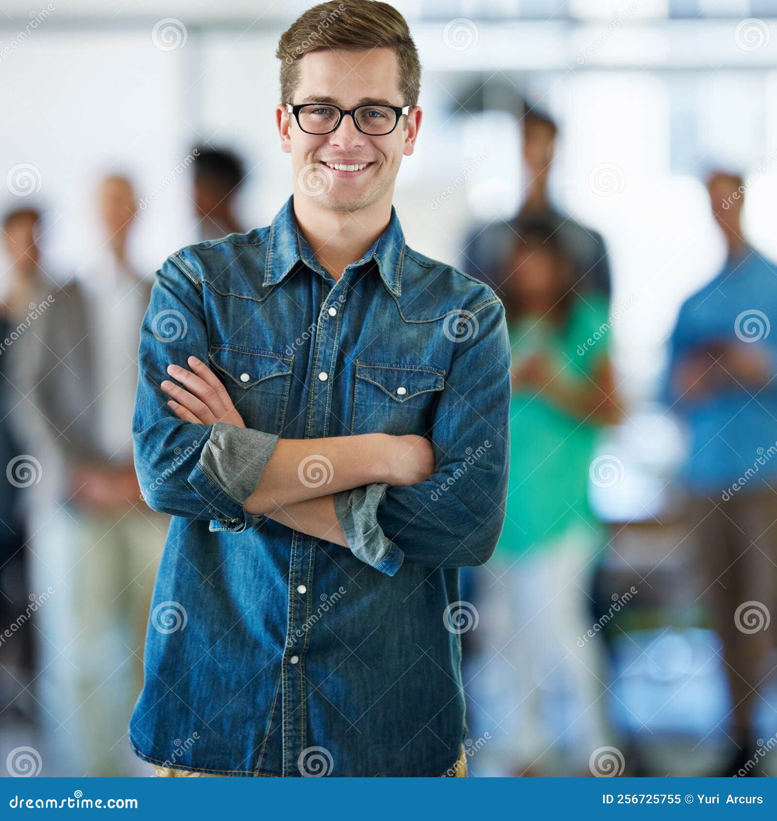 Theres No Work without Teamwork. Business Colleagues in the Office ...