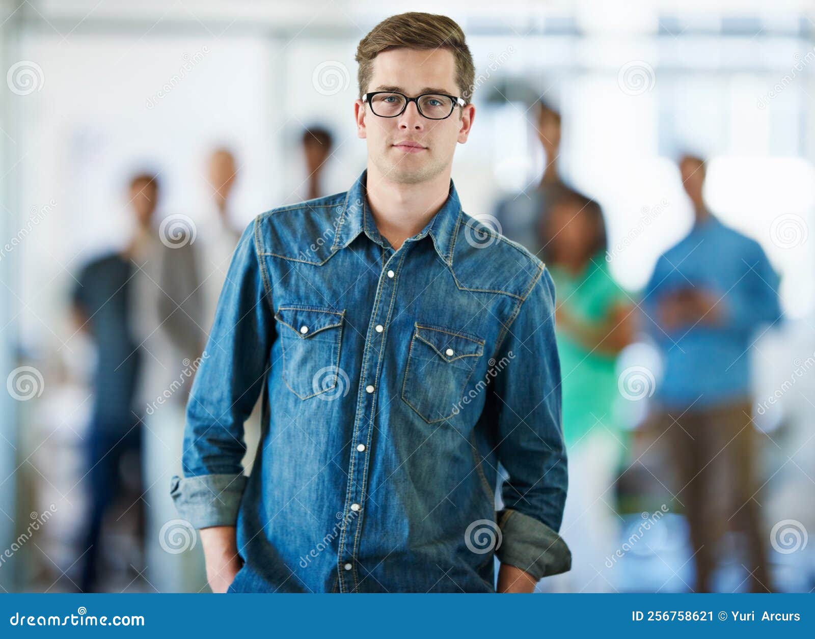 Theres No Work without Teamwork. Business Colleagues in the Office ...