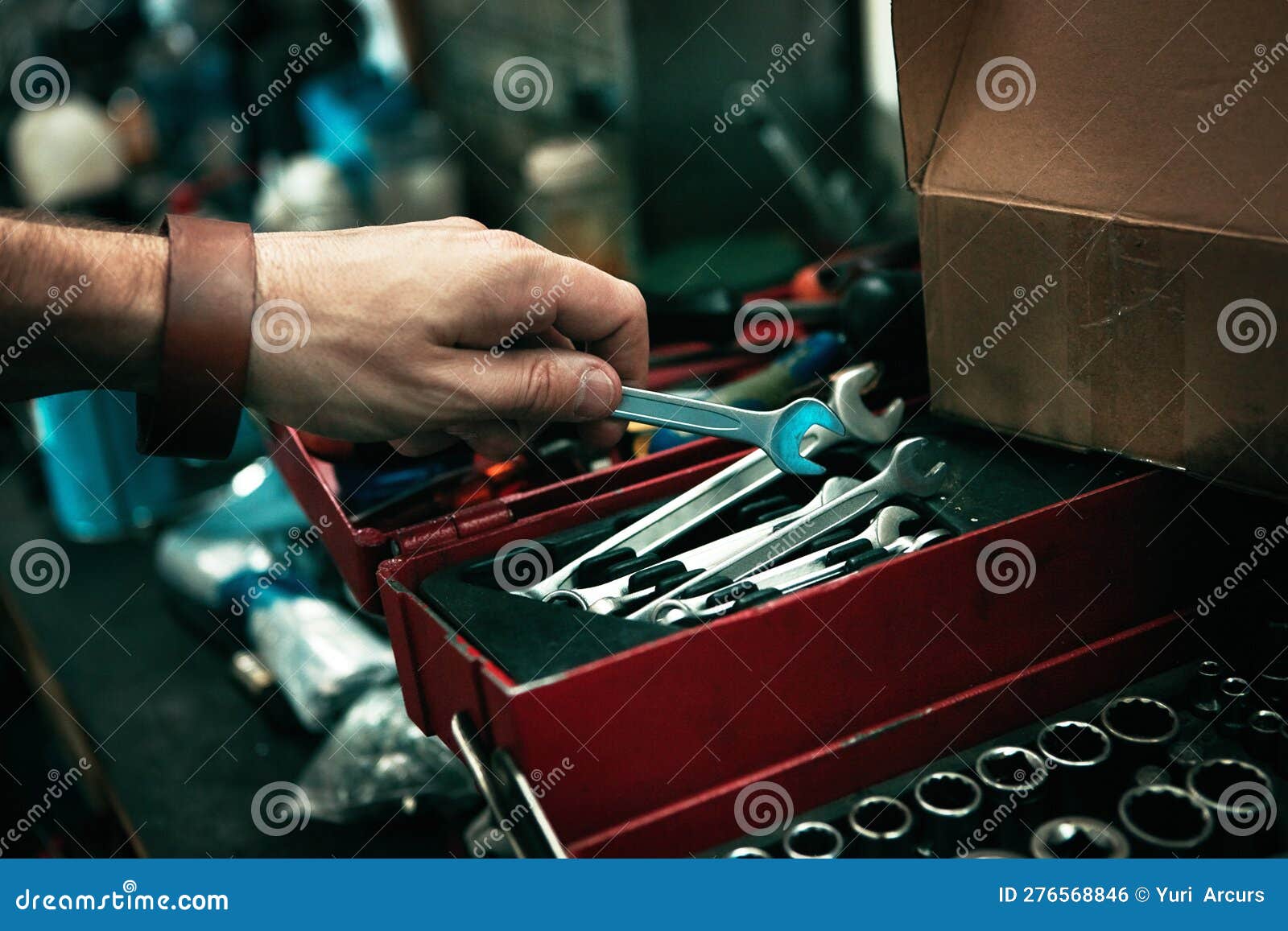 Theres Nothing that Cant Be Fixed with the Right Tools. Mans Hand ...