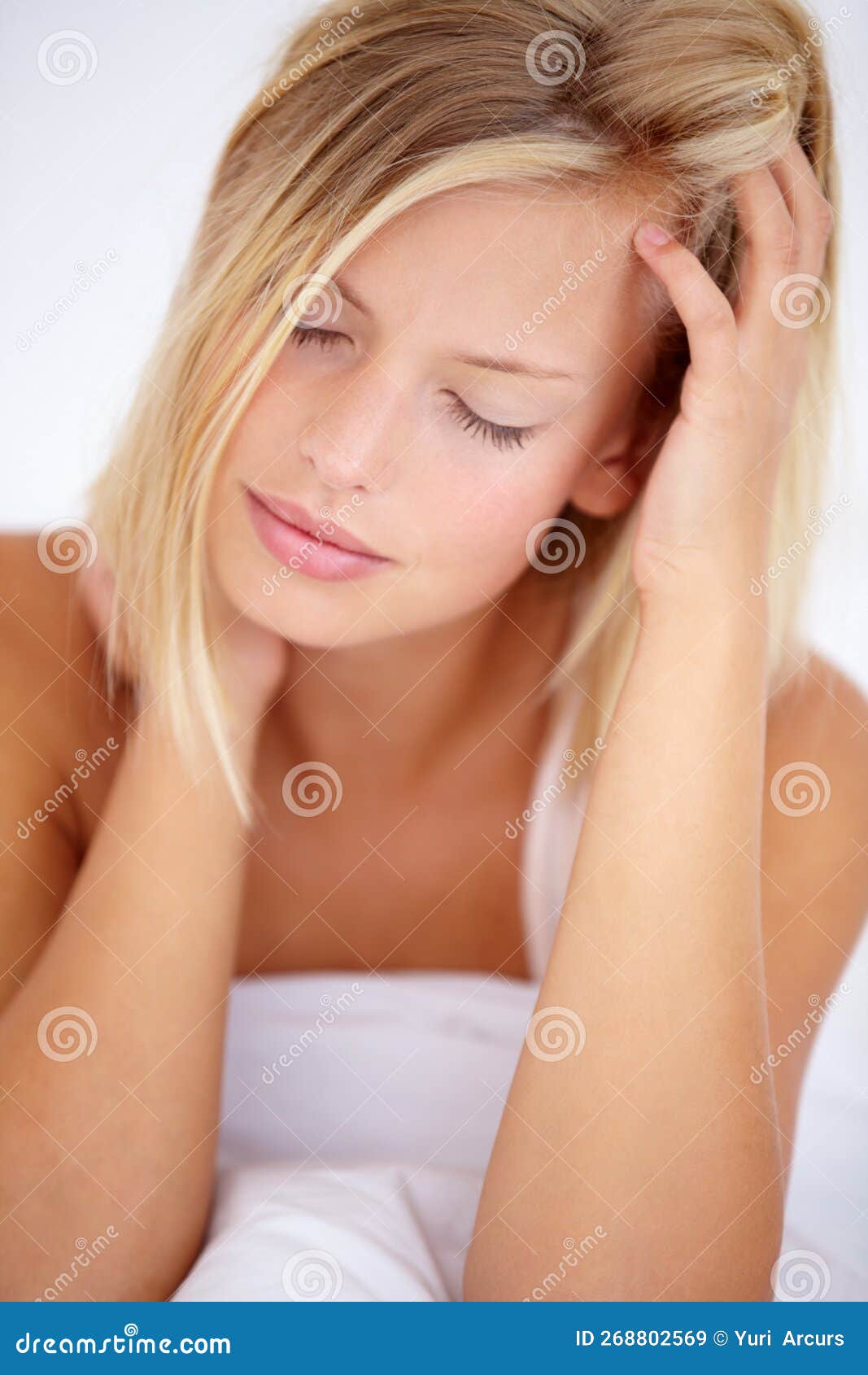 Theres Nothing Quite Like Smooth Skin A Beautiful Young Woman Touching
