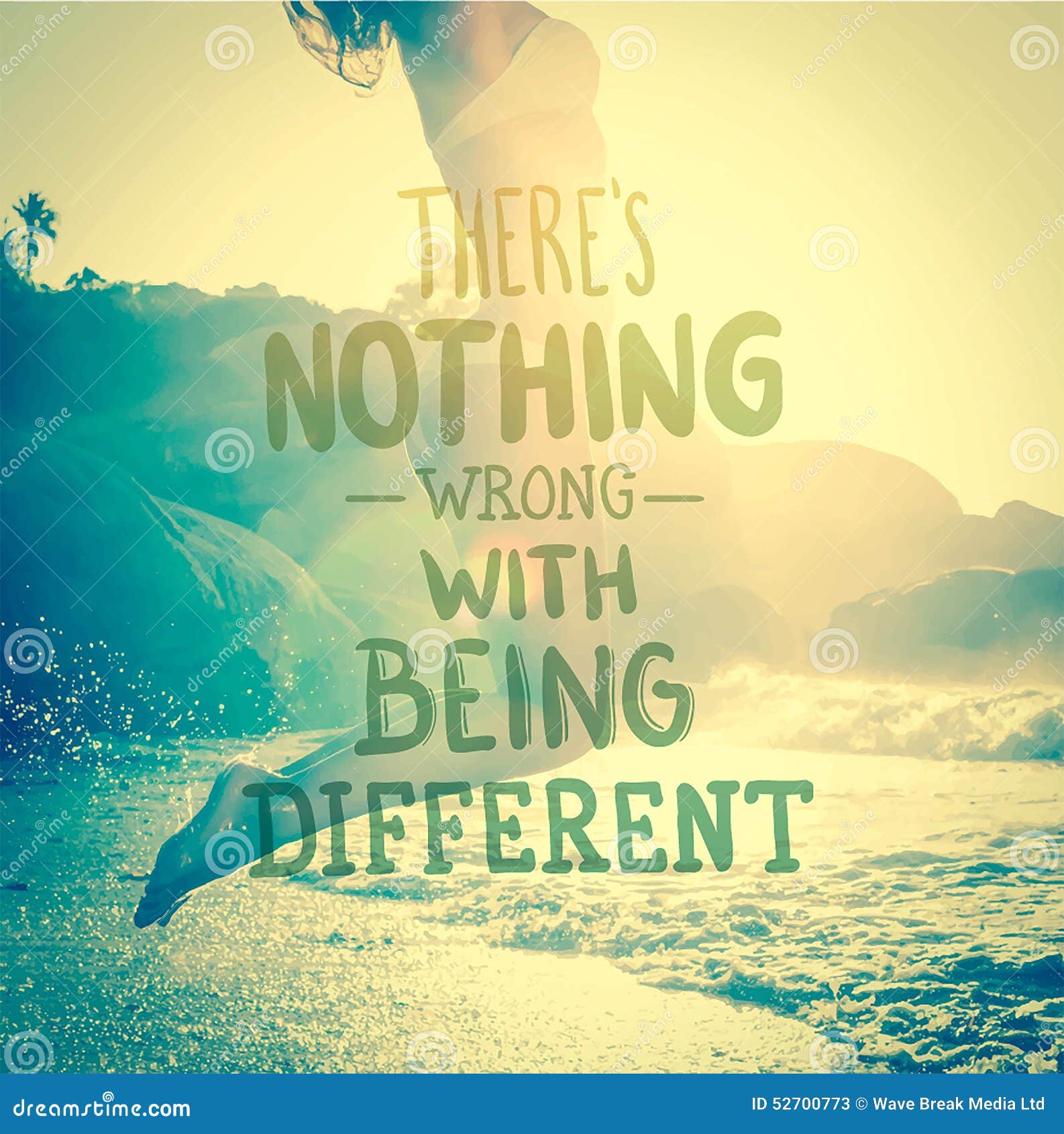 Theres Nothing Wrong with Being Different Vector Stock Vector ... Theres Nothing Wrong with Being Different Vector Stock Vector ...