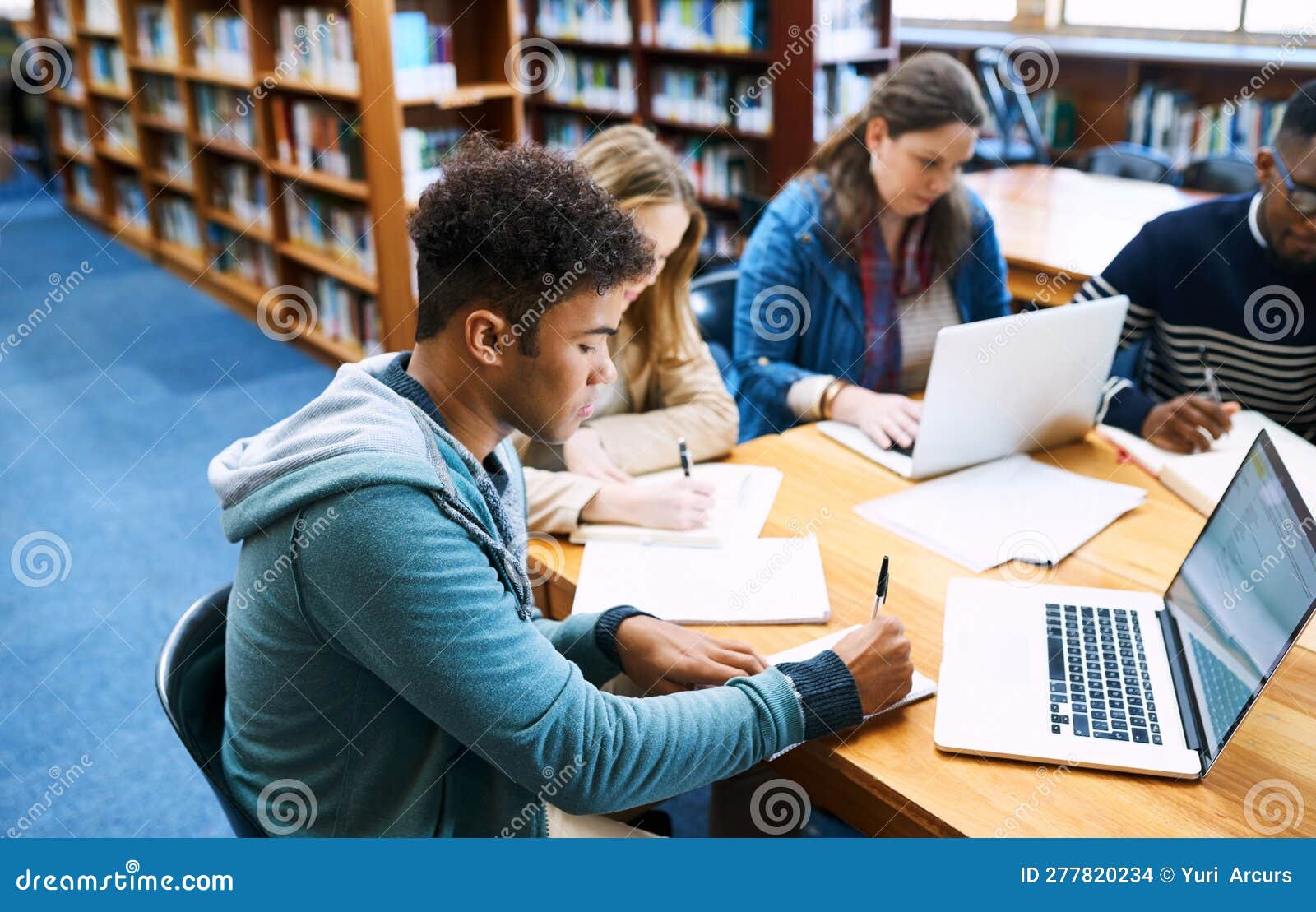 Theres only One Way To Succeed Work Hard. a Group of University Student ...