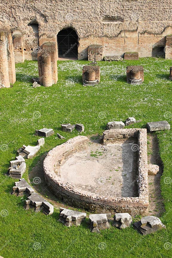 Thermae baths in Rome stock photo. Image of roman, arched - 19432360