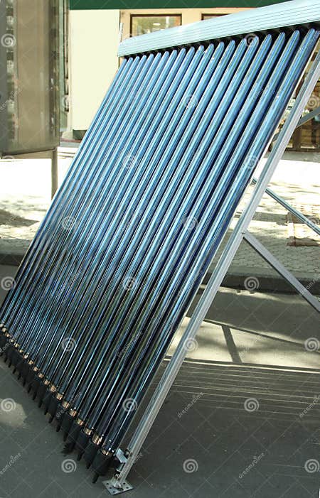 Thermal collectors stock image. Image of clear, pipe - 87852719