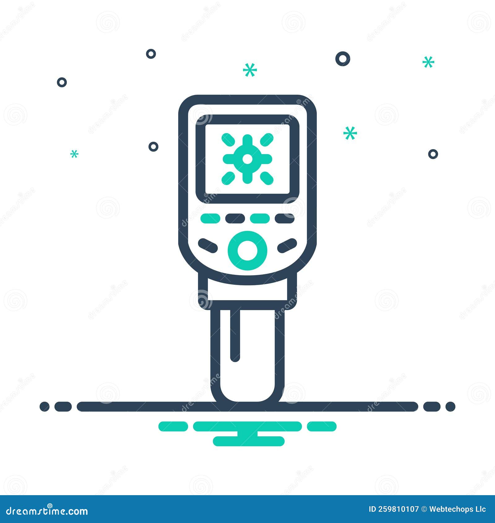 Mix Icon for Thermal, Screening and Check Stock Vector - Illustration ...