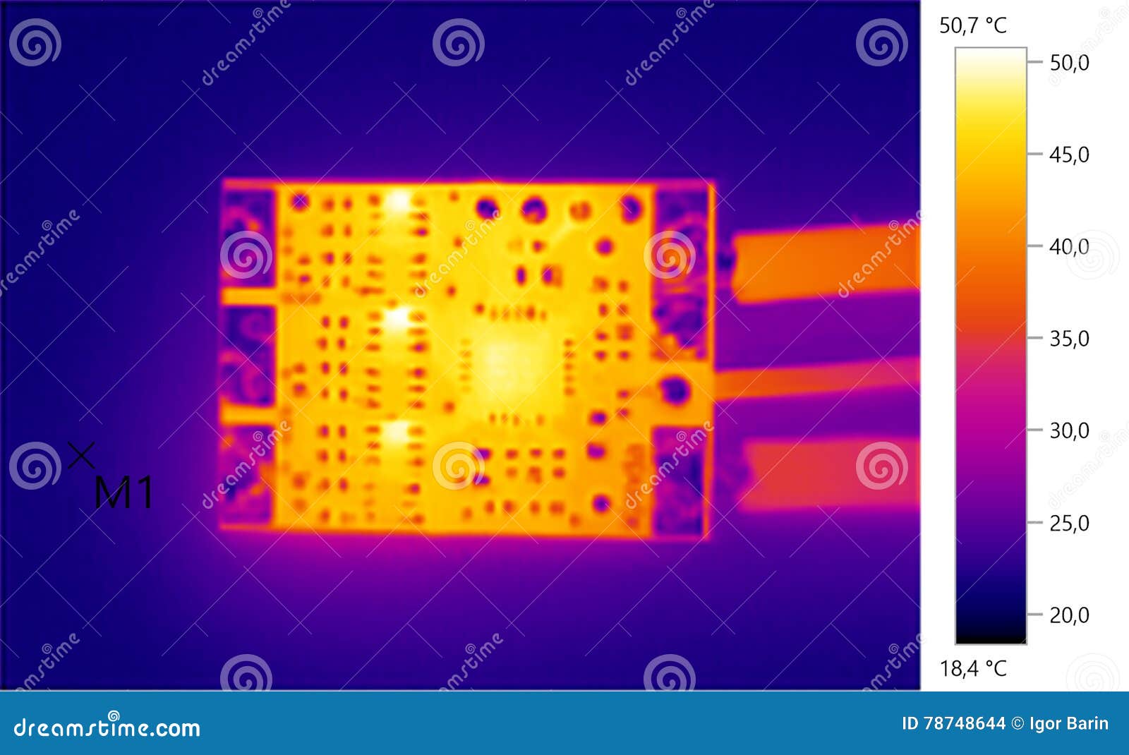 Electronic Thermal Imager Icon, Outline Style Cartoon Vector ...