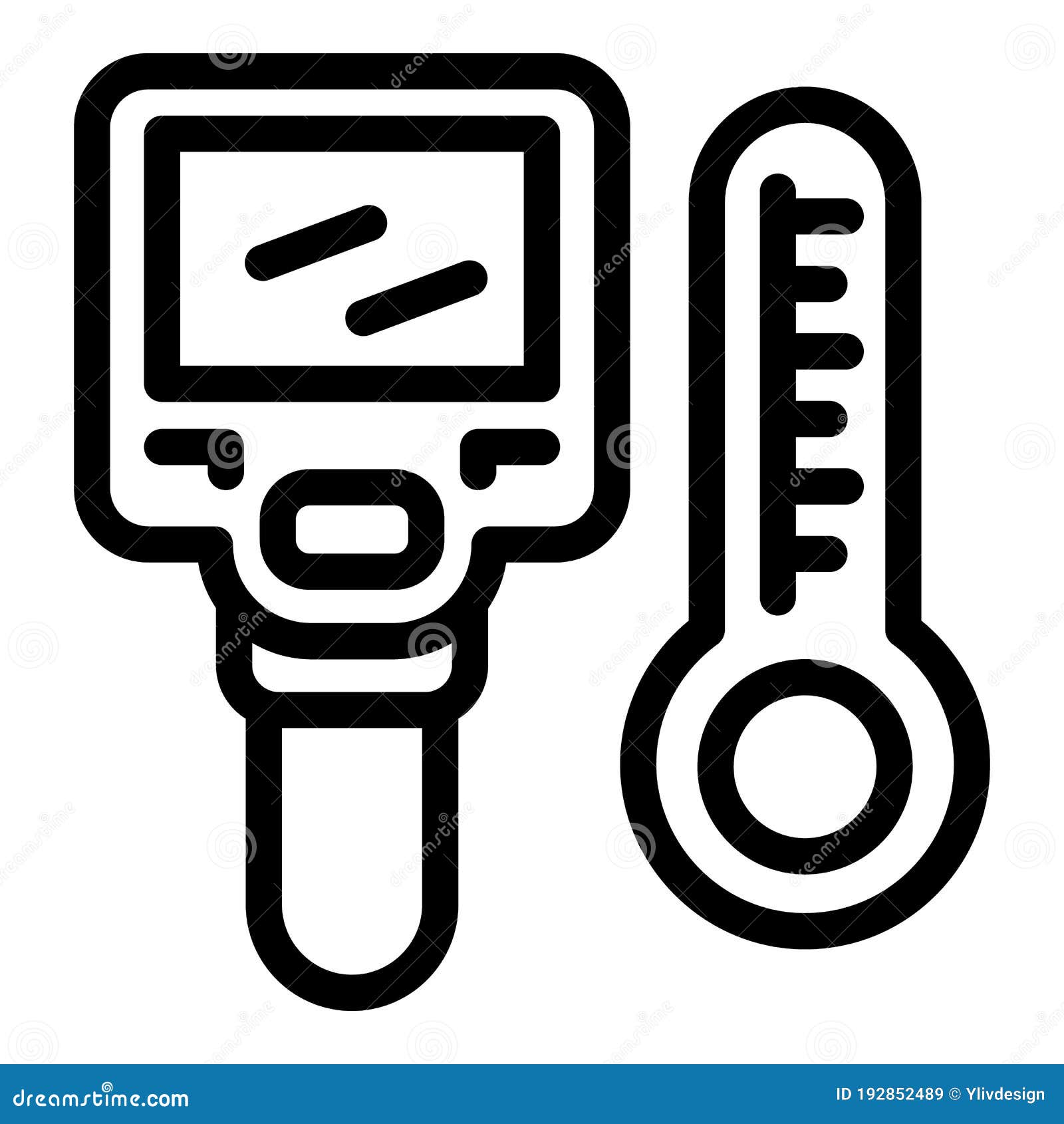 Thermal Imager Icon, Outline Style Stock Vector - Illustration of ...