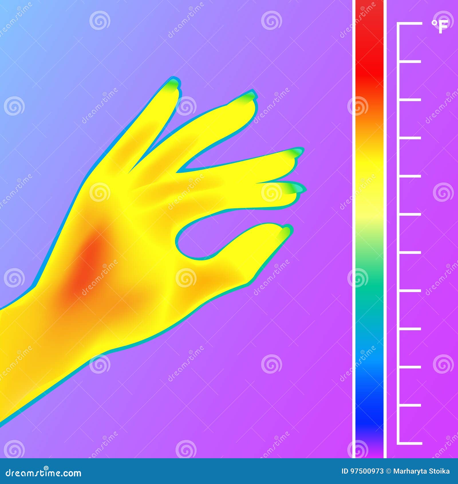 Thermographic Camera Color Palettes Vector | CartoonDealer.com #151529885