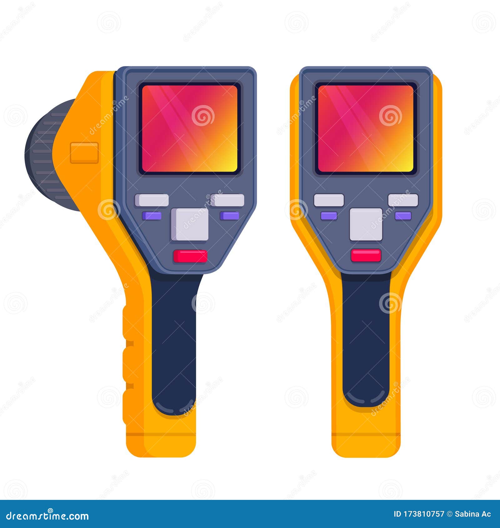 Thermal Imaging Camera Cartoon Vector | CartoonDealer.com #173810757
