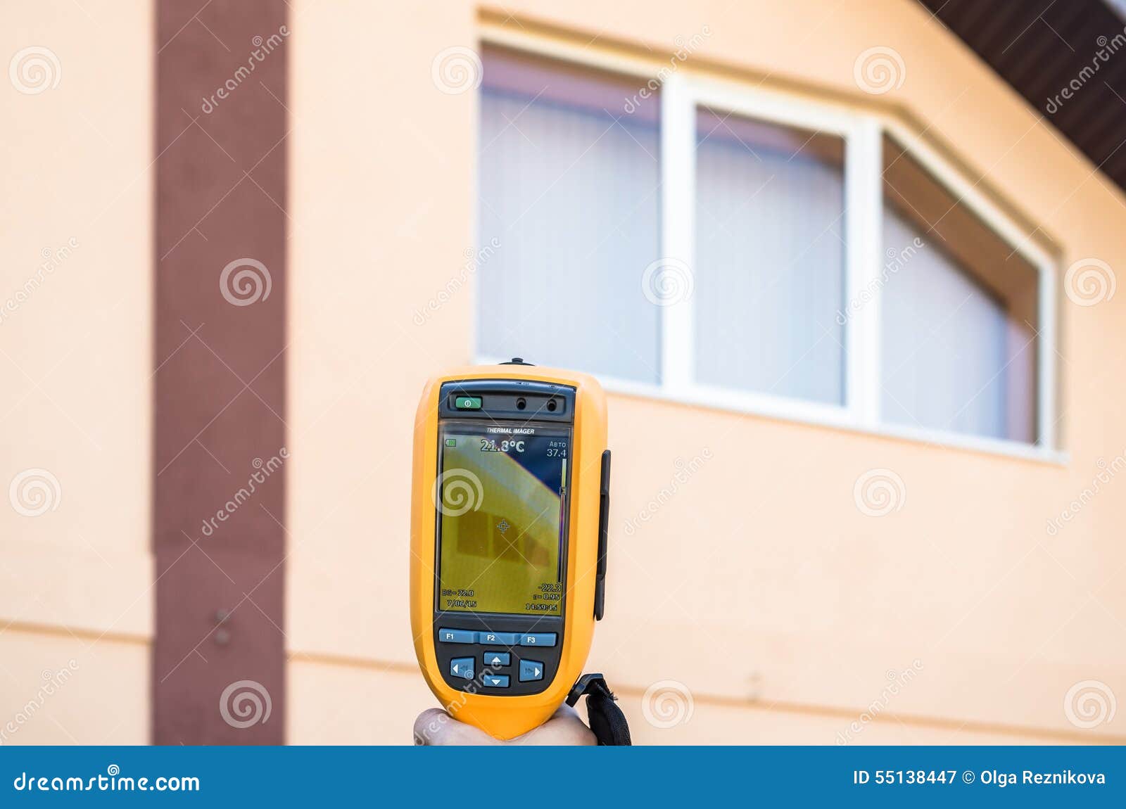 Thermal Imaging of House Window Stock Image - Image of heat, loss: 55138447