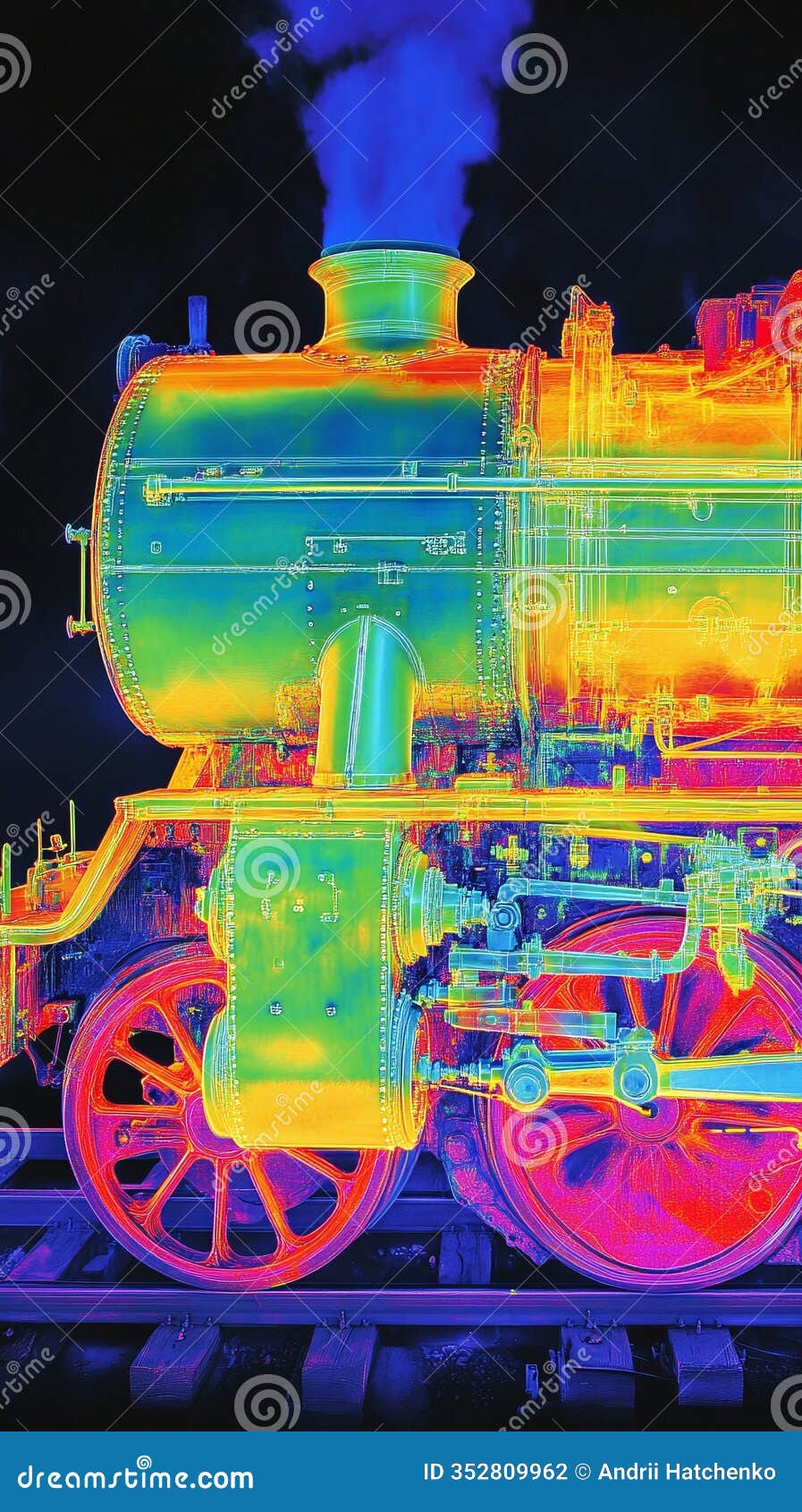 Thermal Imaging Of A Railway System Identifying Overheating In Brakes ...