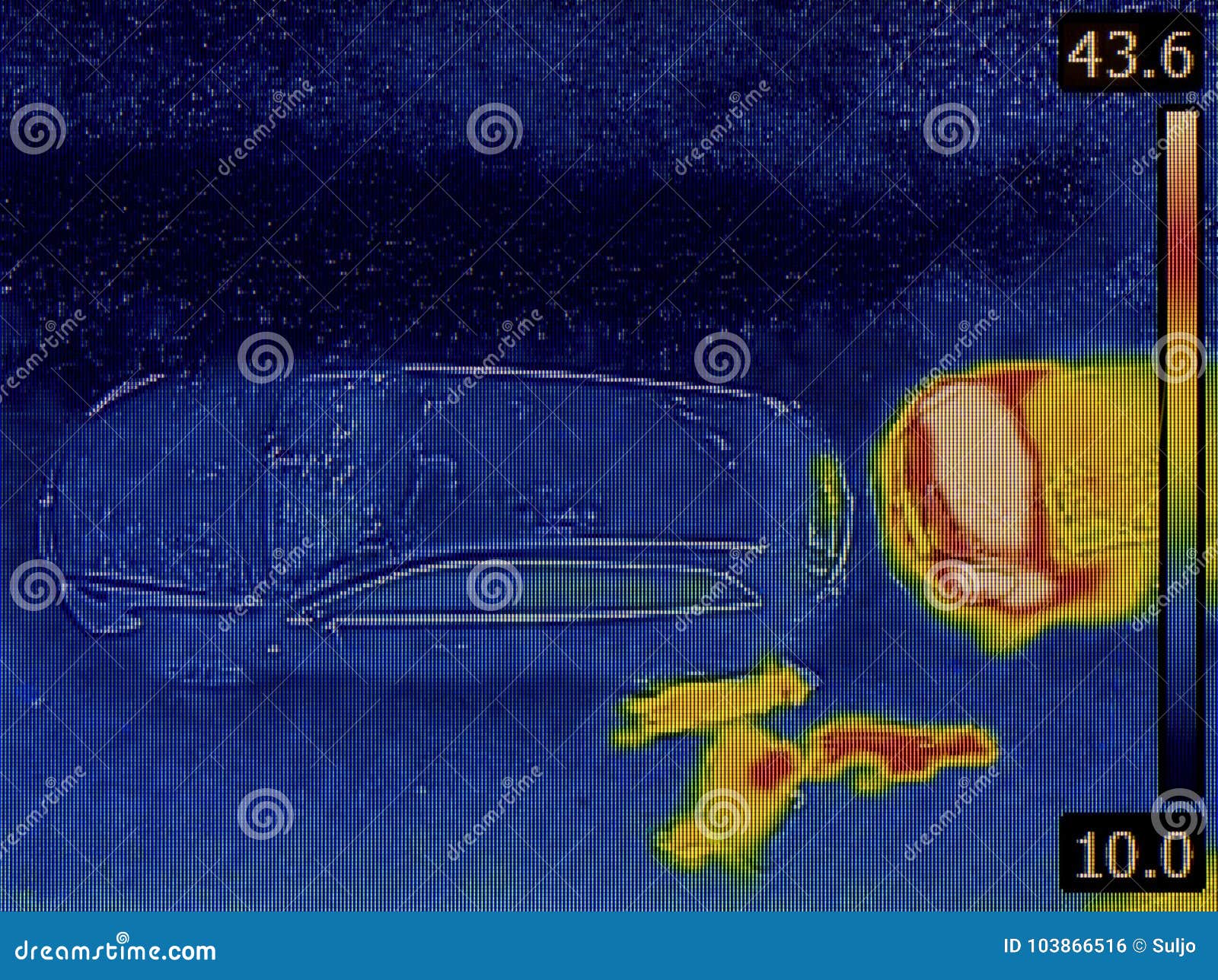 Thermal Imaging Inspection Of Electrical Equipment Stock Image ...