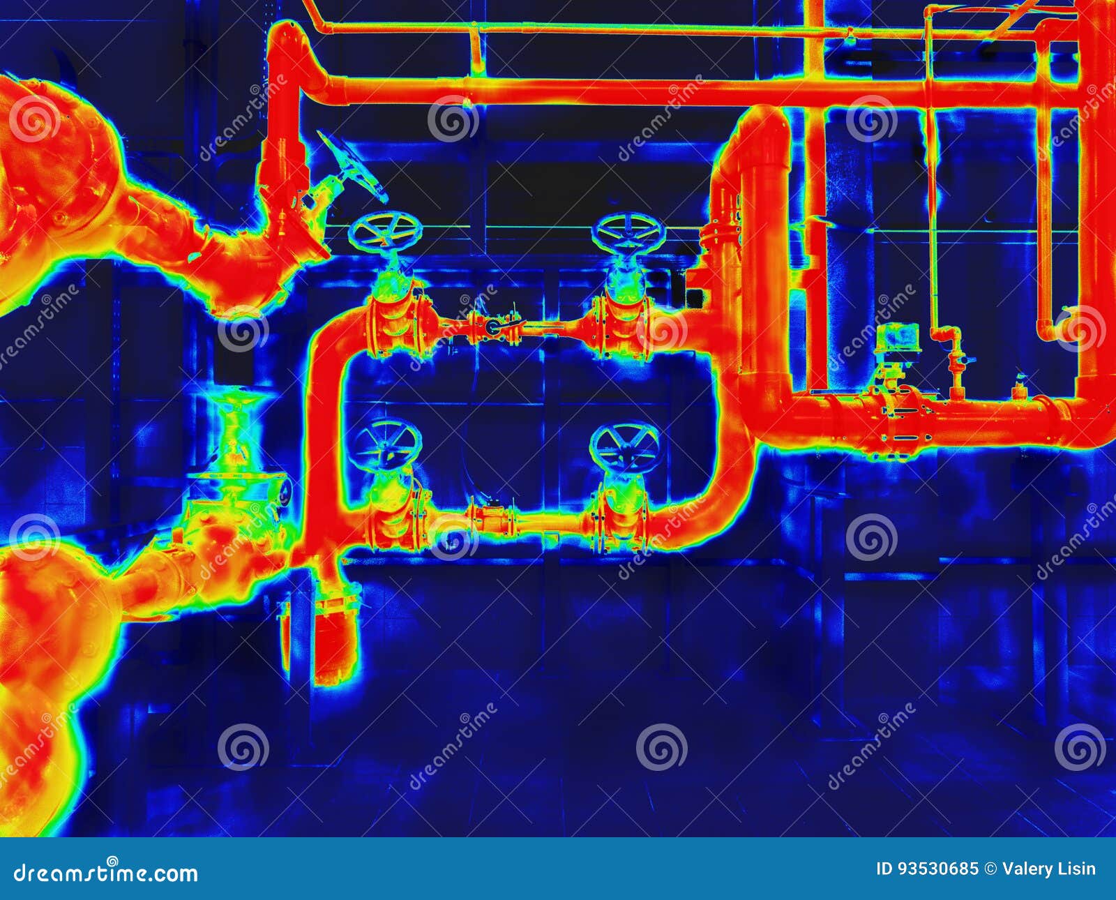 Thermal imaging stock image. Image of imaging, heating - 93530685