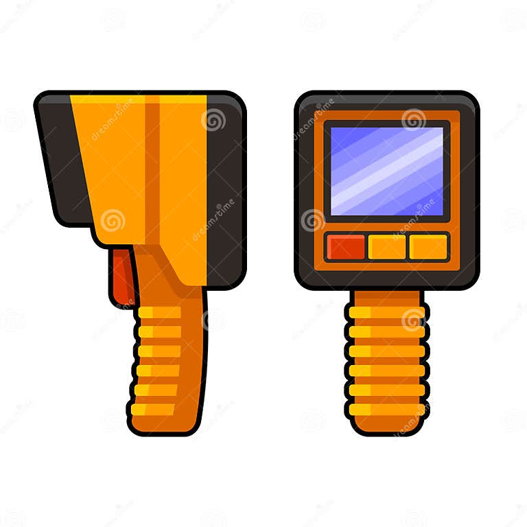 Thermal Imaging of Underfloor Heating Camera. Vector Stock Vector ...