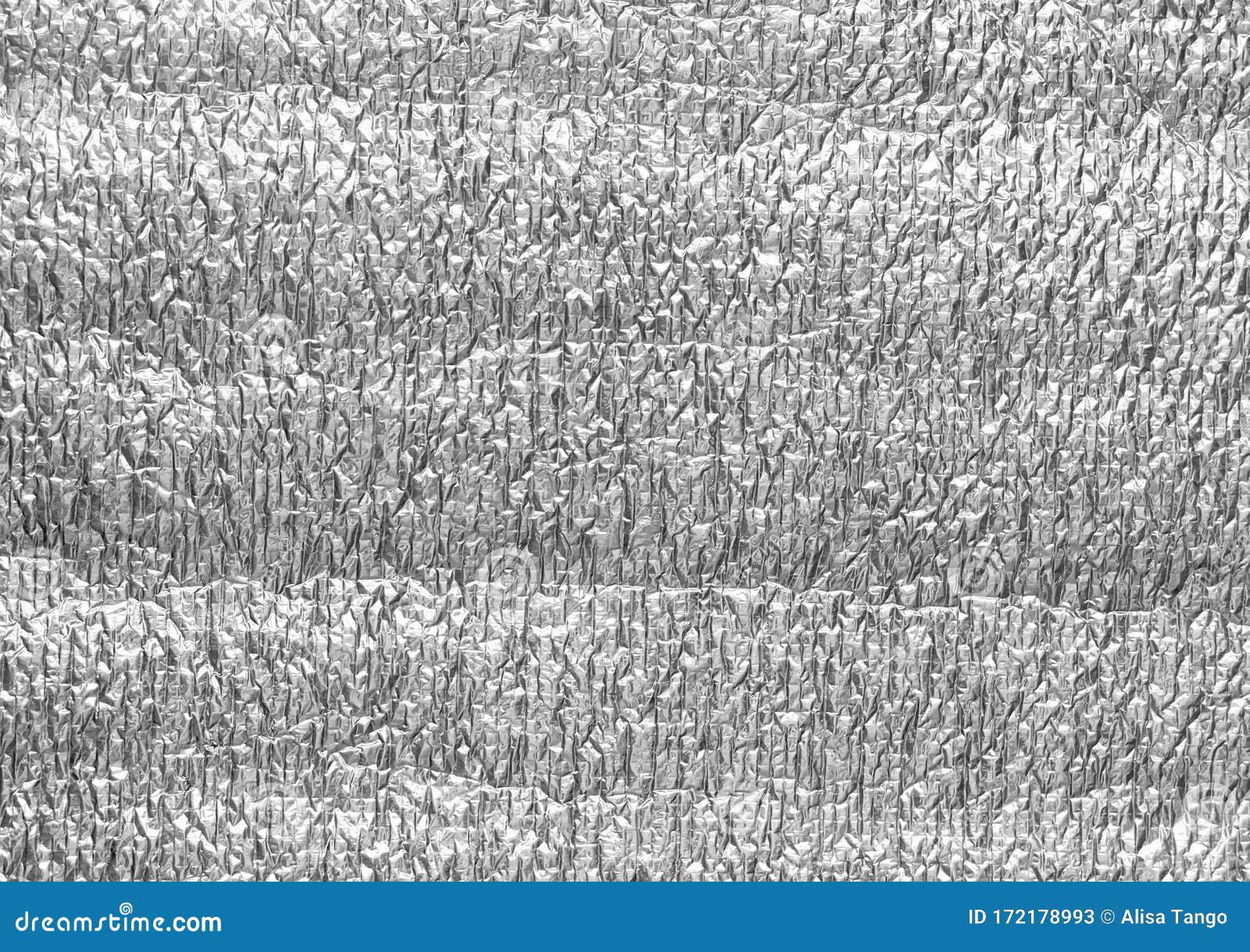 Thermal Insulation with Aluminum Foil Stock Image - Image of shiny ...