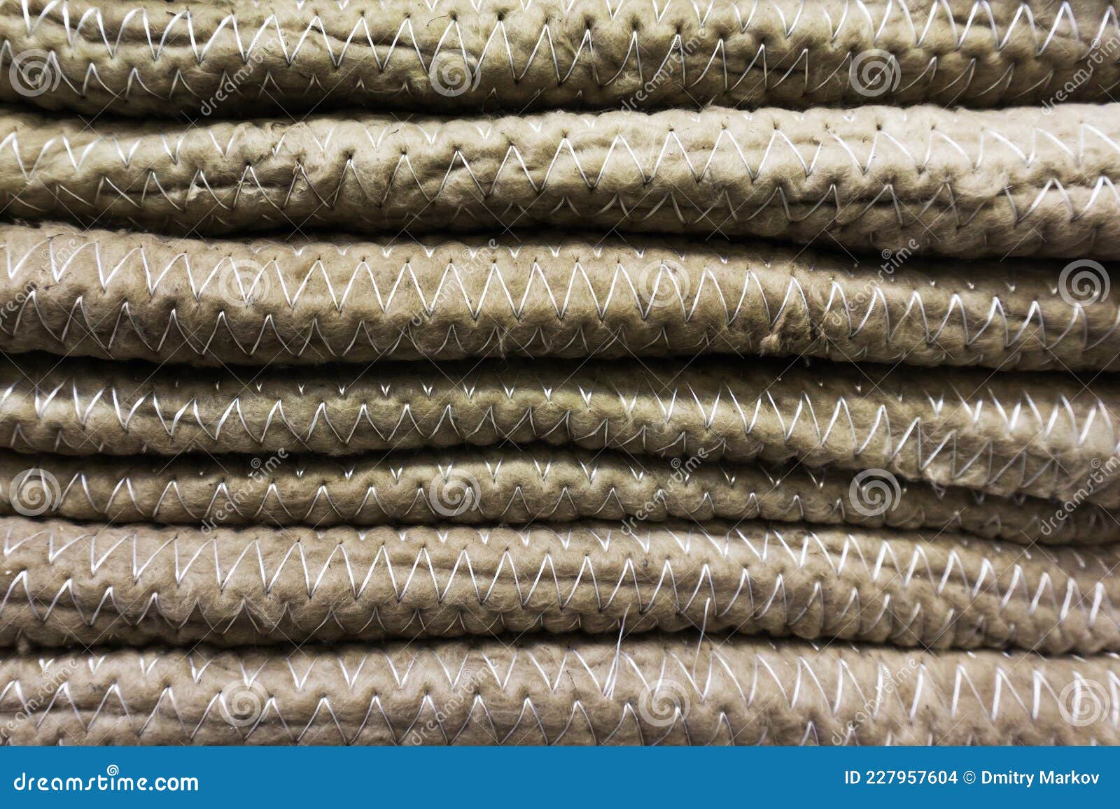 Thermal Insulation Fabric. a Stack of Material for Insulation of a ...