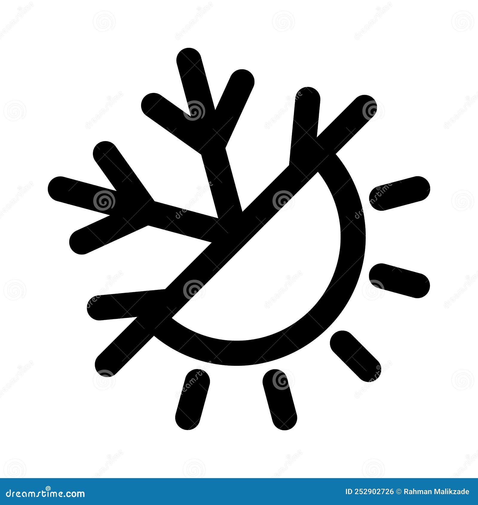 Thermal Insulation Icon. Temperature Vector Symbol Illustration Stock ...
