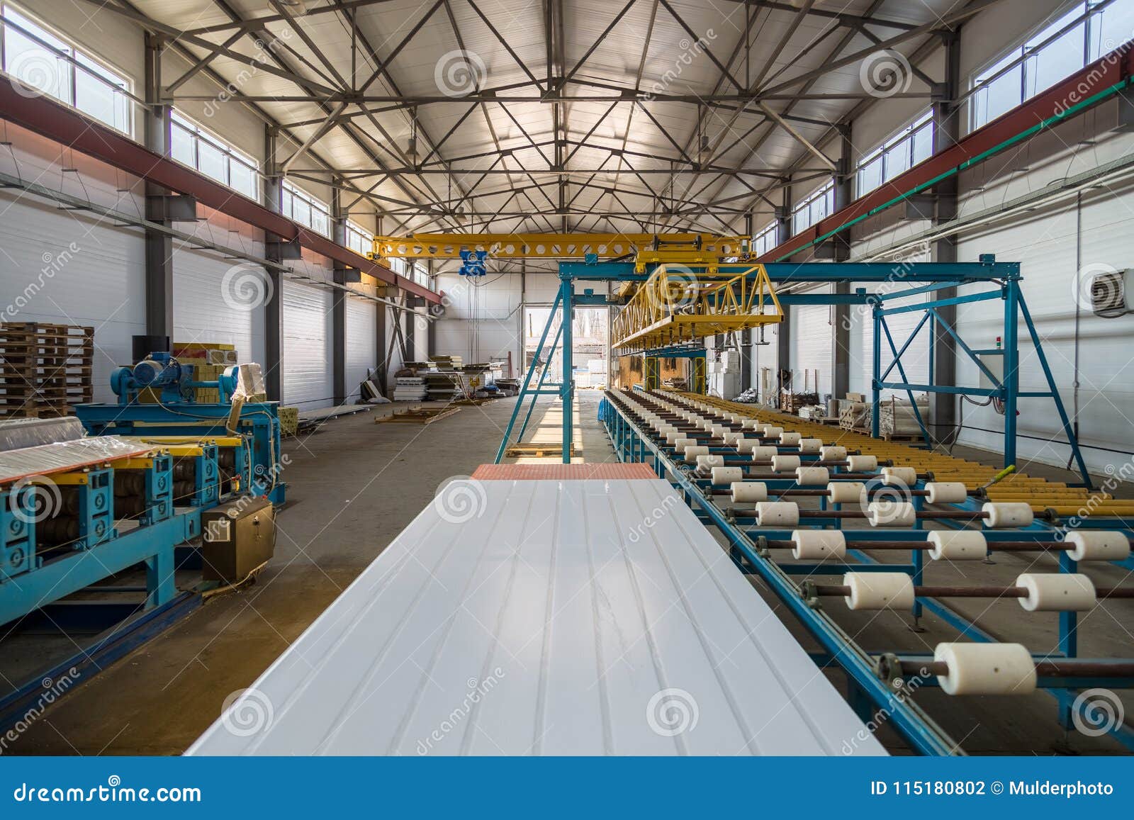 Thermal Insulation Sandwich Panel Production Line. Machine Tools ...