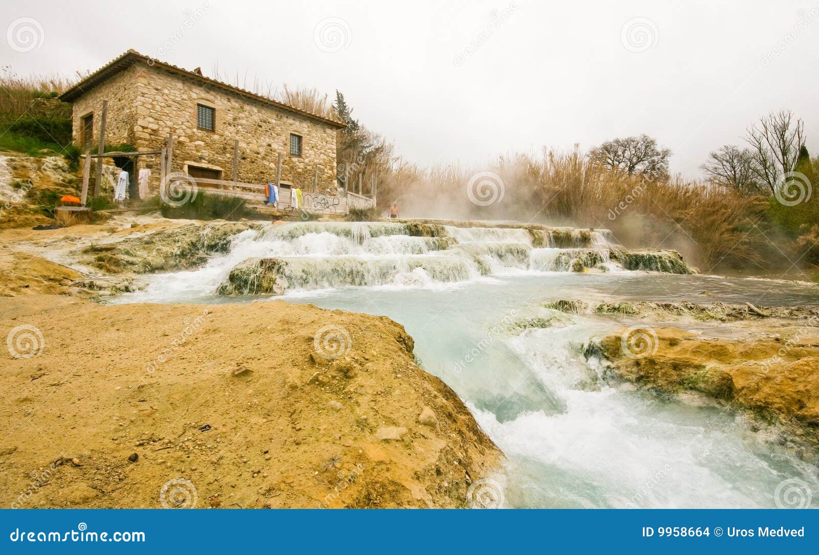 Thermal water stock photo. Image of health, bagno, outdoors - 9958664