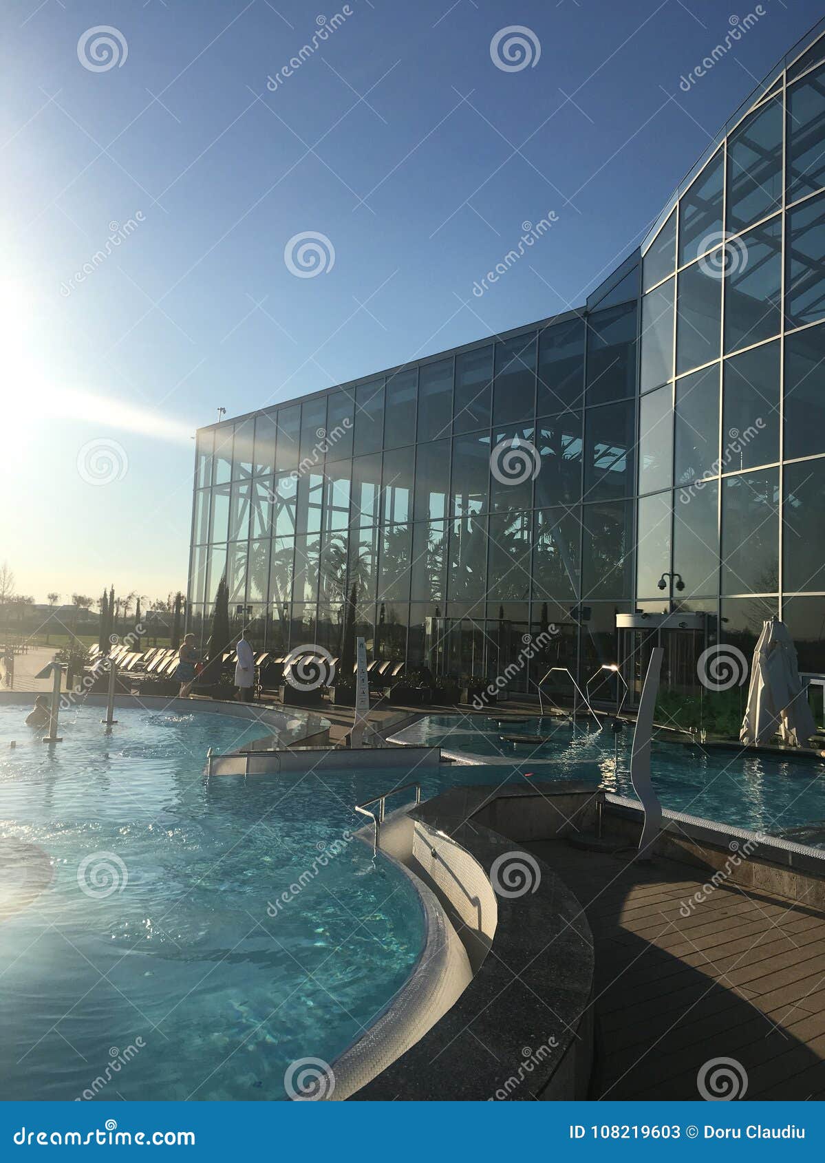Therme bucharest pool editorial stock photo. Image of bucuresti - 108219603