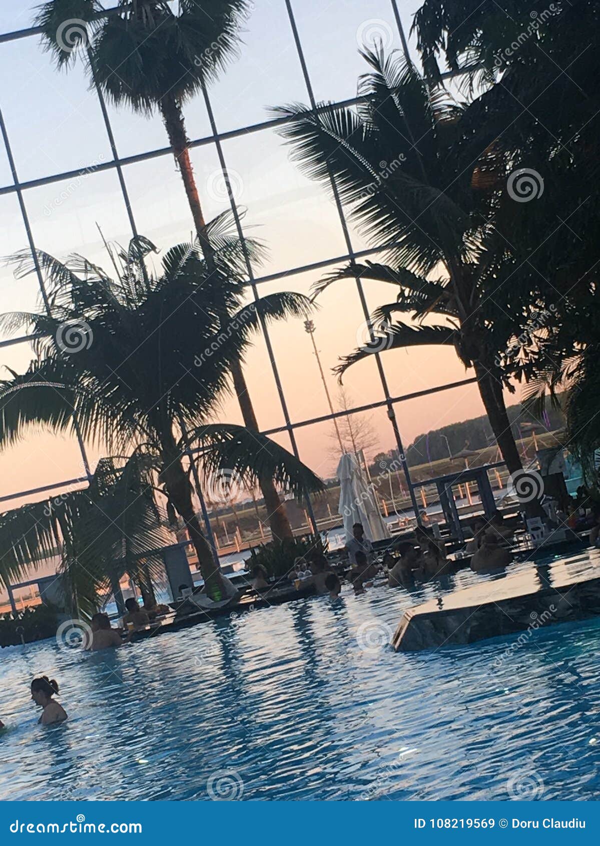 Therme Bucharest Romania editorial stock image. Image of pool - 108219569