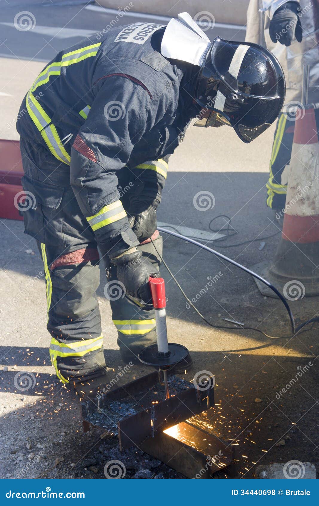 Lance Cutting Metal Stock Image | CartoonDealer.com #15891331