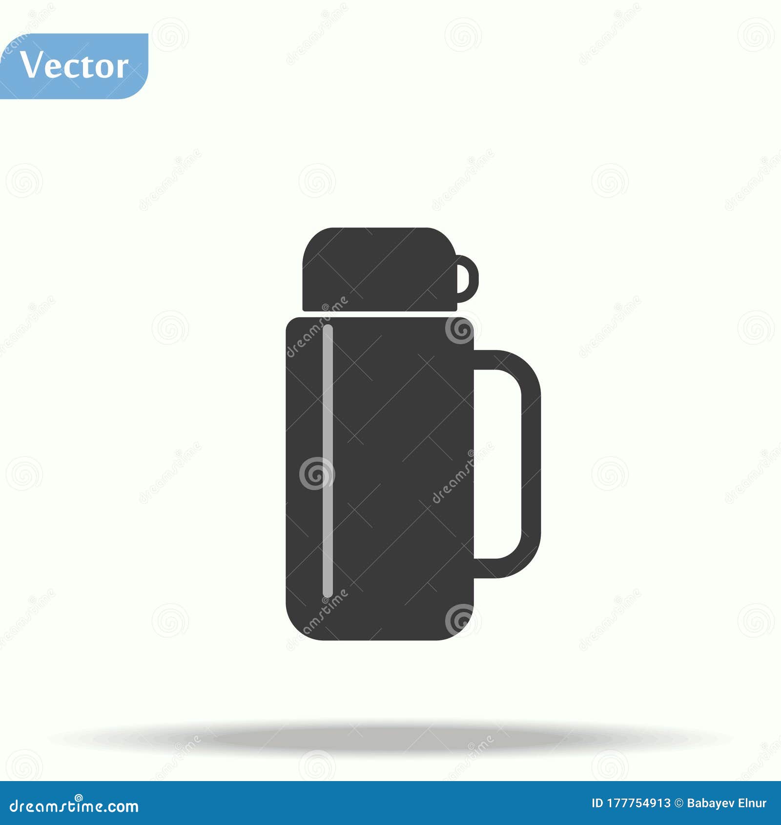 Thermo Icon In Trendy Design Style. Thermo Icon Isolated On White ...