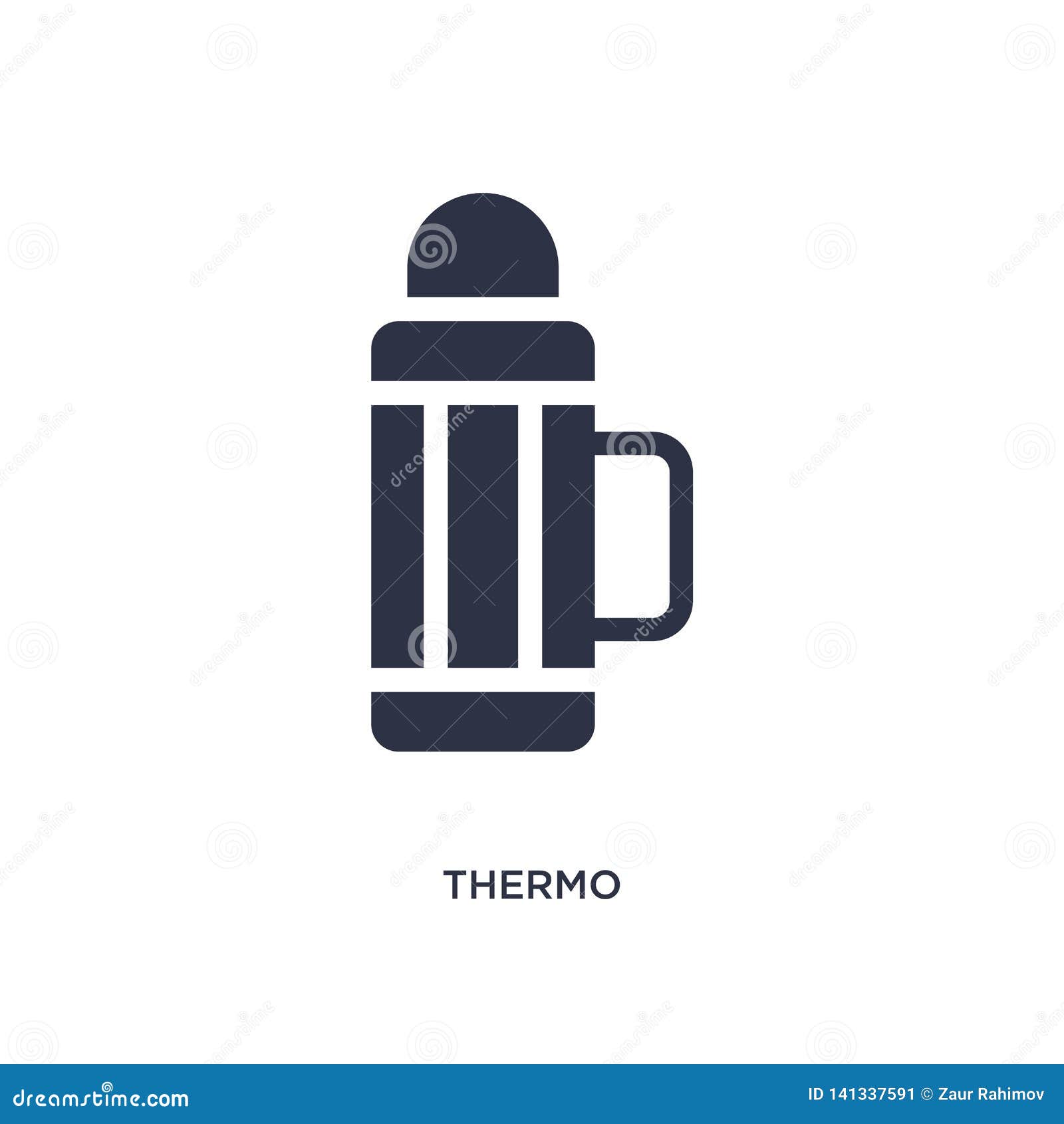 Thermo Icon In Trendy Design Style. Thermo Icon Isolated On White ...