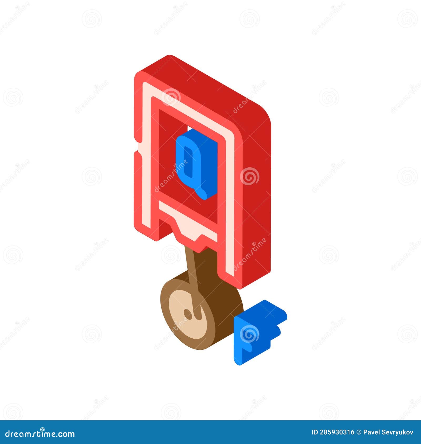 Thermodynamics Principles Mechanical Engineer Isometric Icon Vector ...