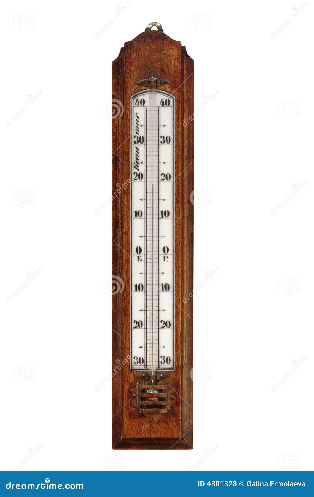Thermomètre de Reaumur photo stock. Image du environnement - 4801828