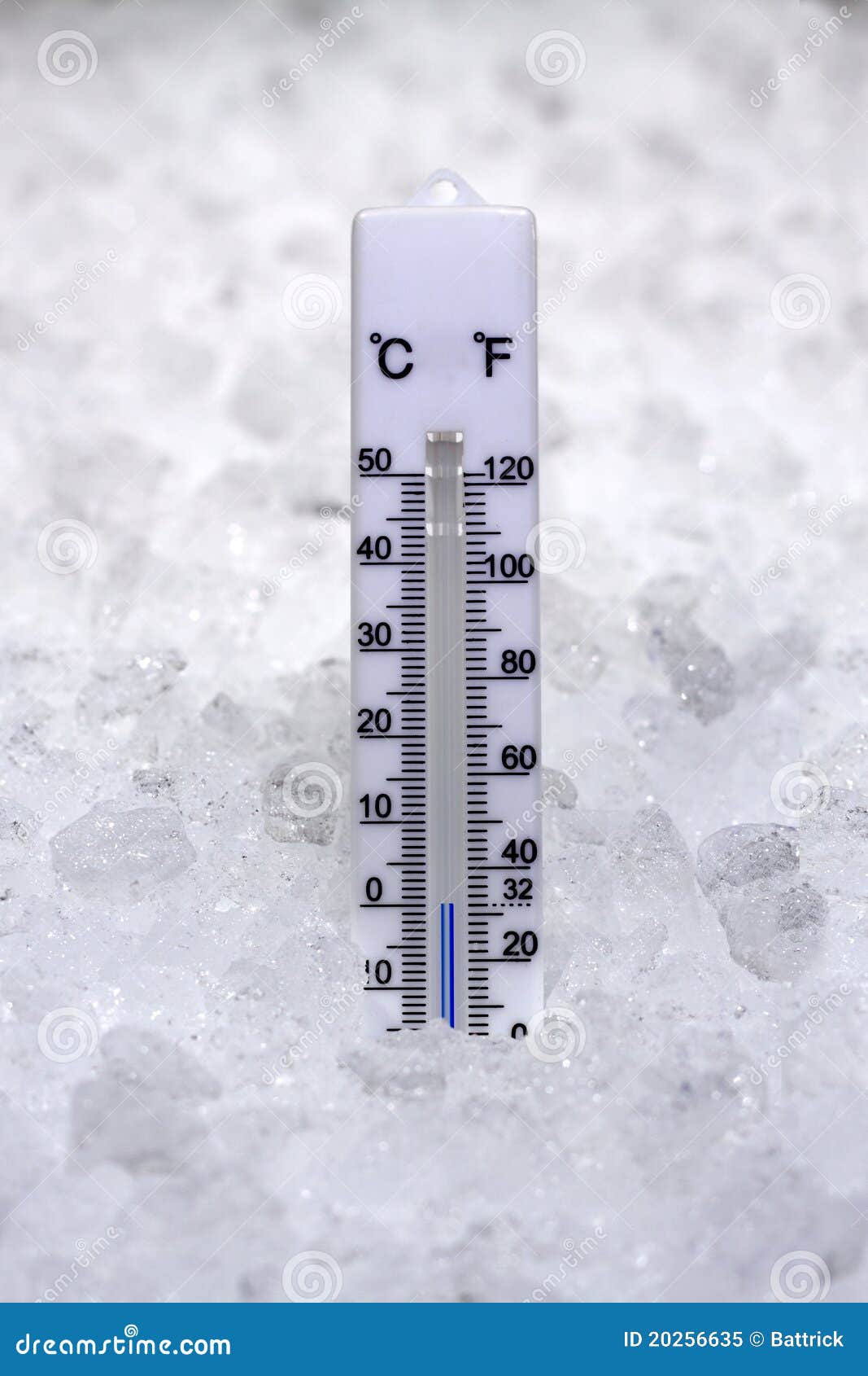 Thermometer stock image. Image of frozen, degrees, celsius - 20256635