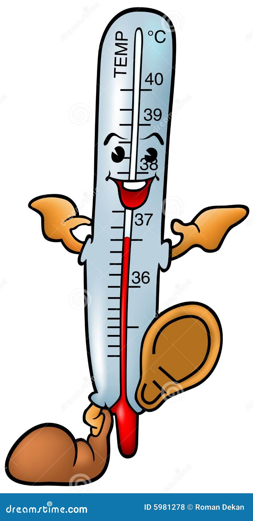 Thermometer stock vector. Illustration of scale, thermometer - 5981278