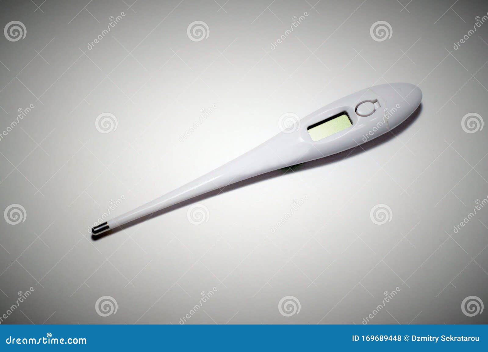 Thermometer on a Black Background Stock Photo - Image of simplicity ...