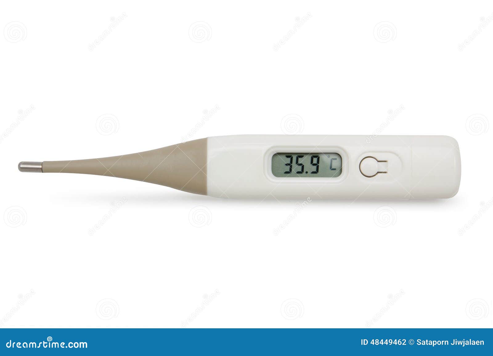 Thermometer 35. 9 c stock photo. Image of disease, germs - 48449462