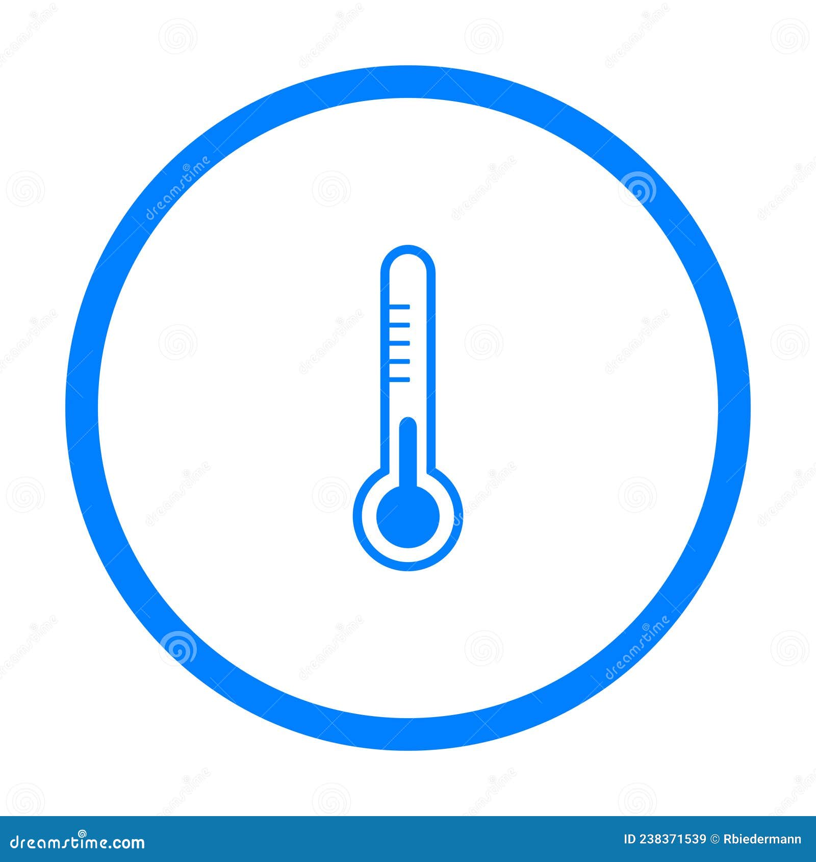 Thermometer and circle stock vector. Illustration of degree - 238371539