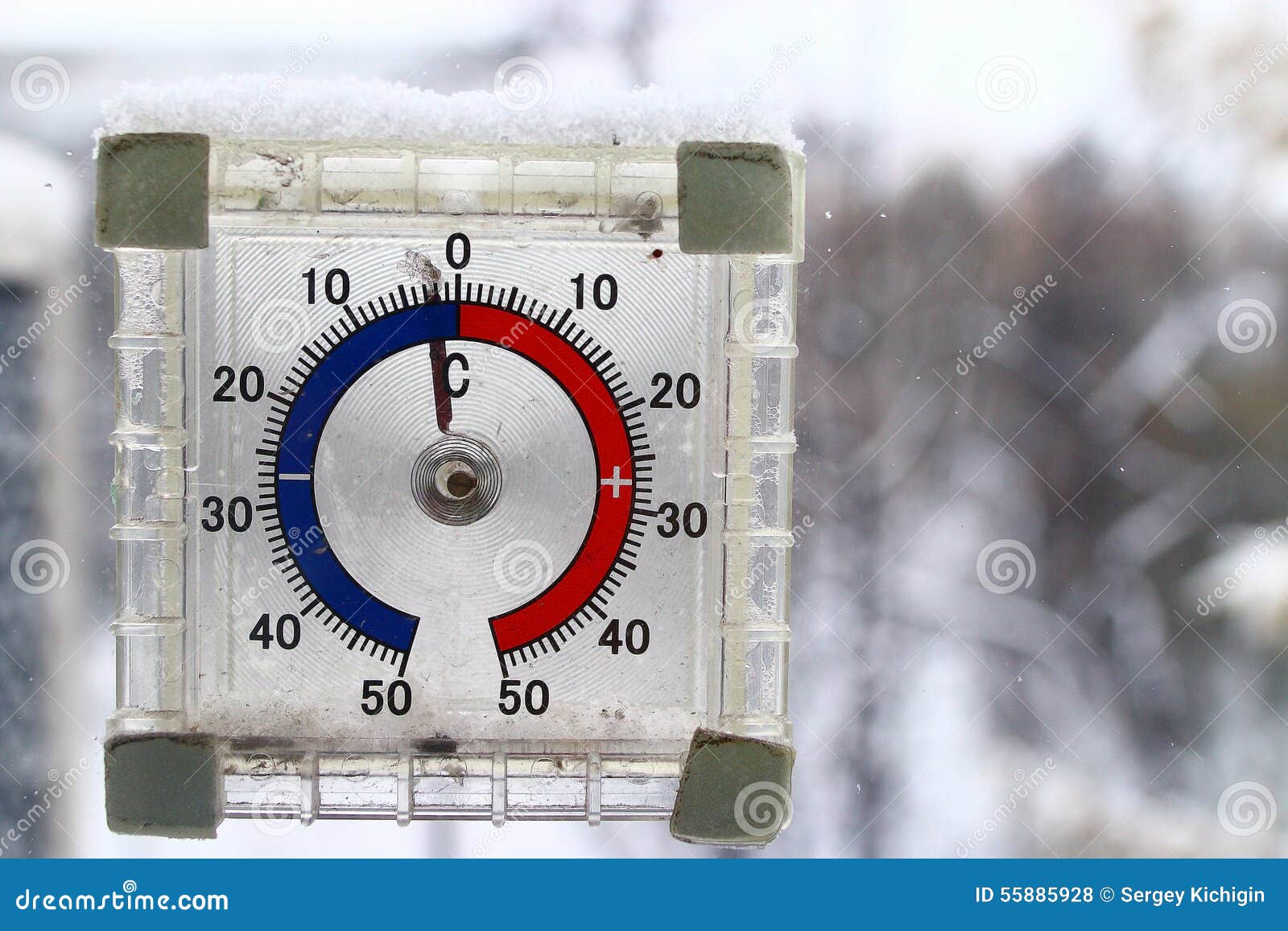 Thermometer with Cold Temperature Stock Photo - Image of frigid ...