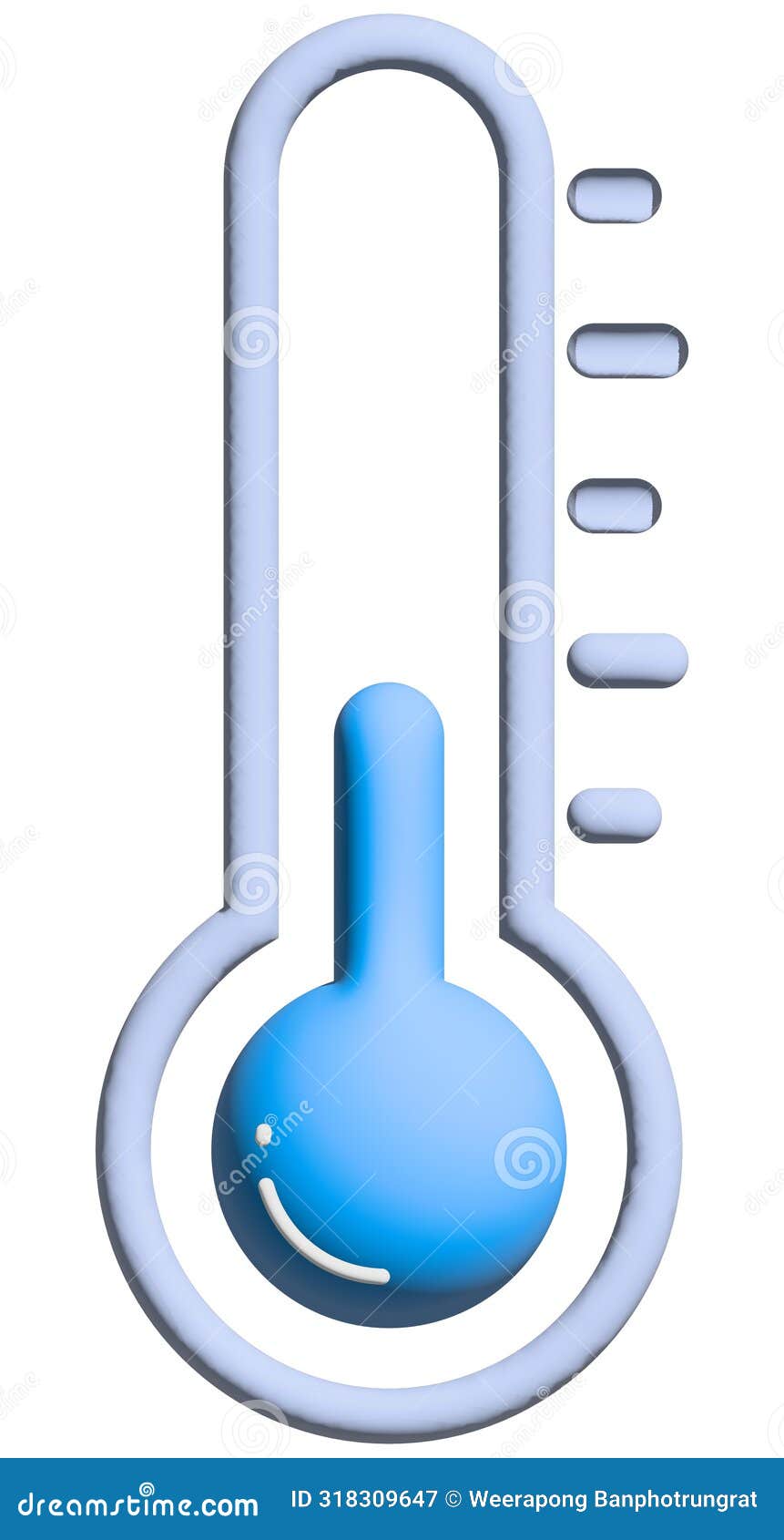 3d Thermometer Icon, 3-dimension Thermometer for Researcher in Medical ...