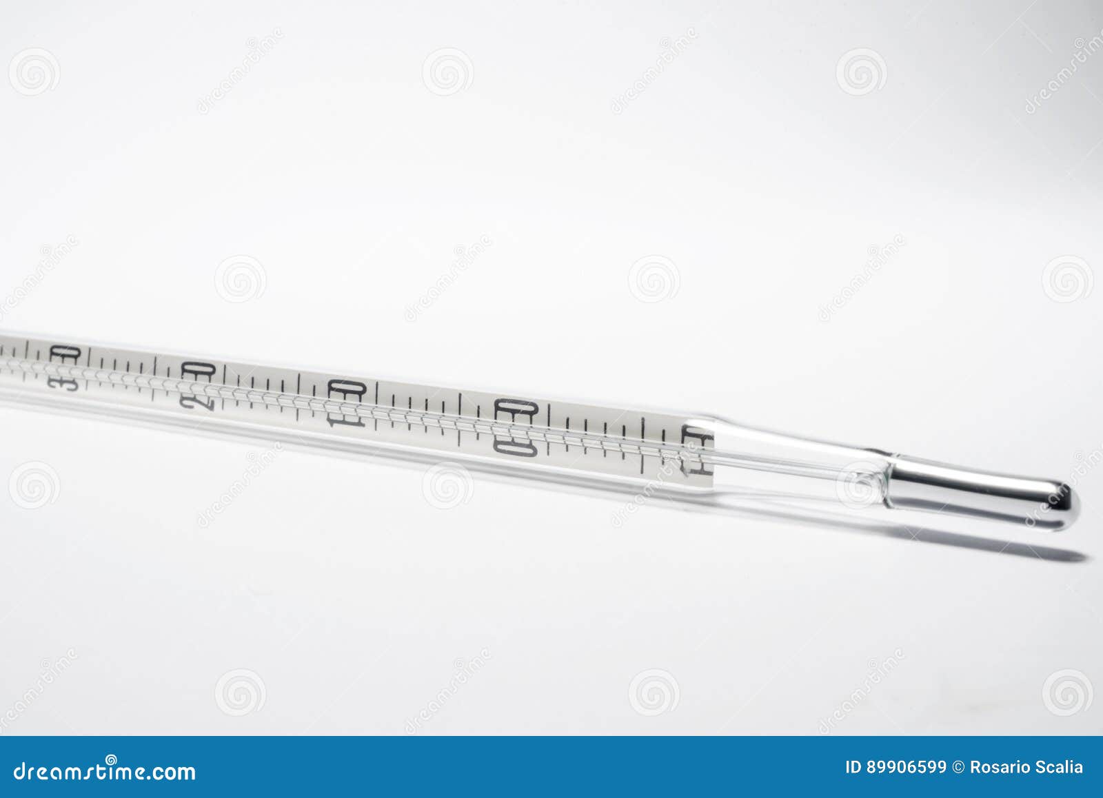 Thermometer Film Development on White Stock Image - Image of tool ...