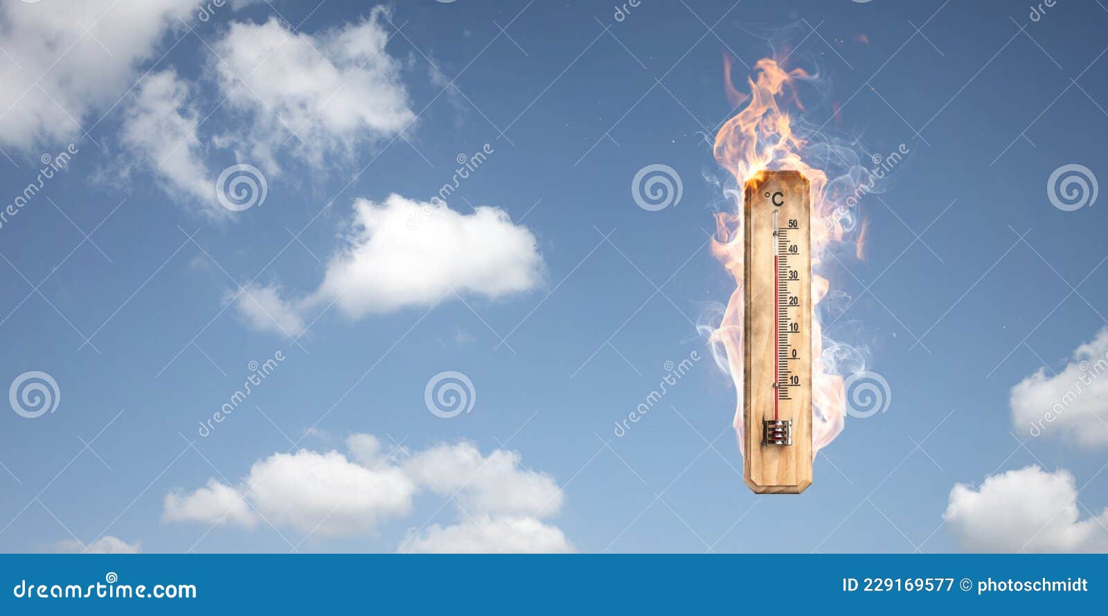 Thermometer on Fire - Global Warming Concept Stock Image - Image of ...