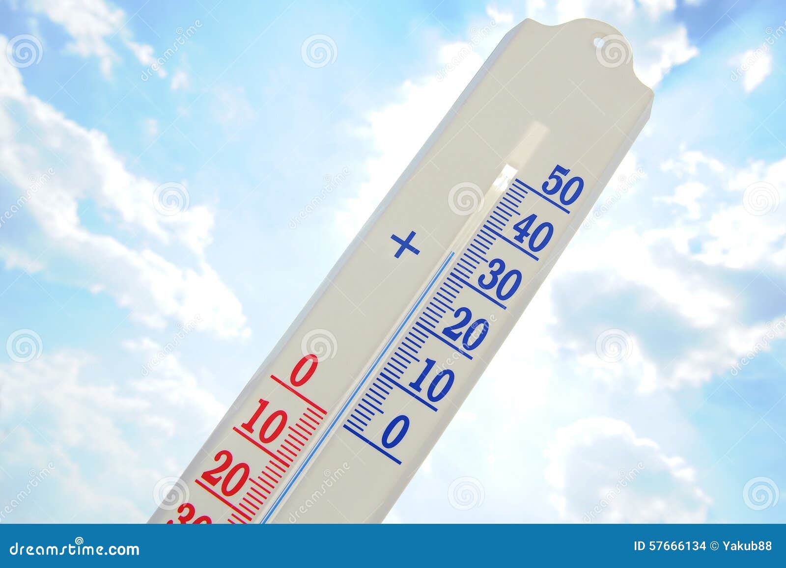 Thermometer stock photo. Image of warm, climate, blue - 57666134