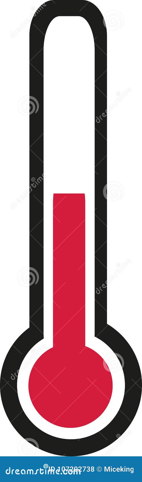 Thermometer. Hot warm stock vector. Illustration of degree - 107202738