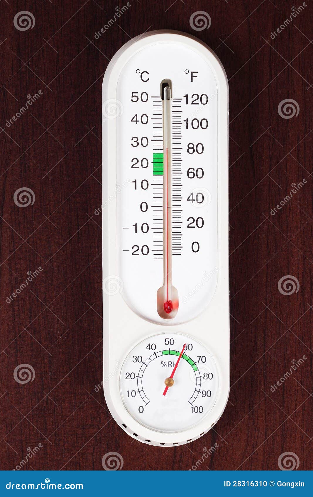 Thermometer hygrometer stock photo. Image of show, instructions - 28316310