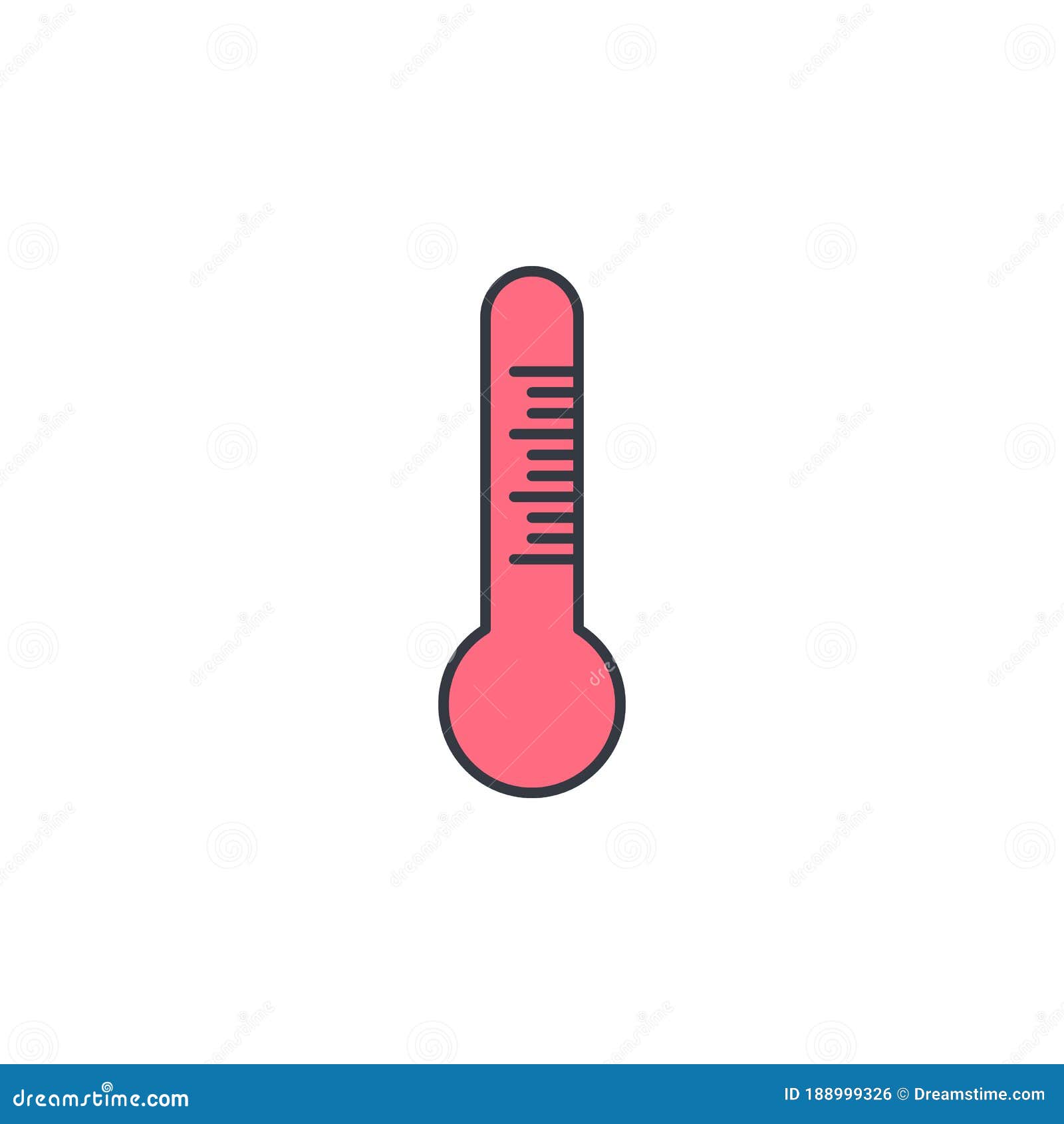 Thermometer Icon. Element of Web Icon with One Color for Mobile Concept ...