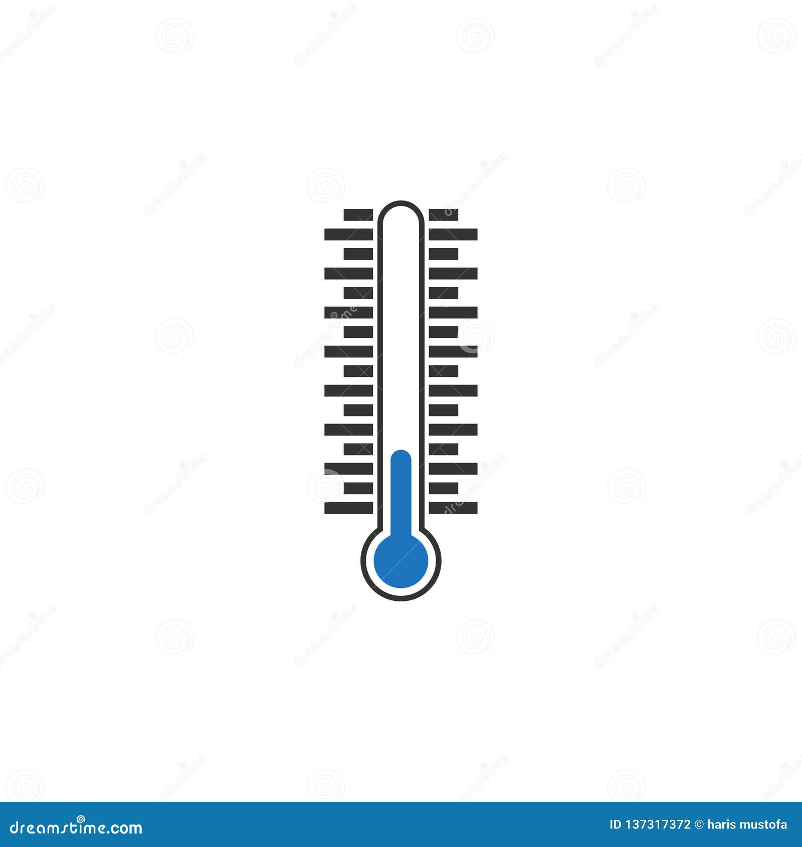 Thermometer Icon Graphic Design Template Vector Stock Vector ...