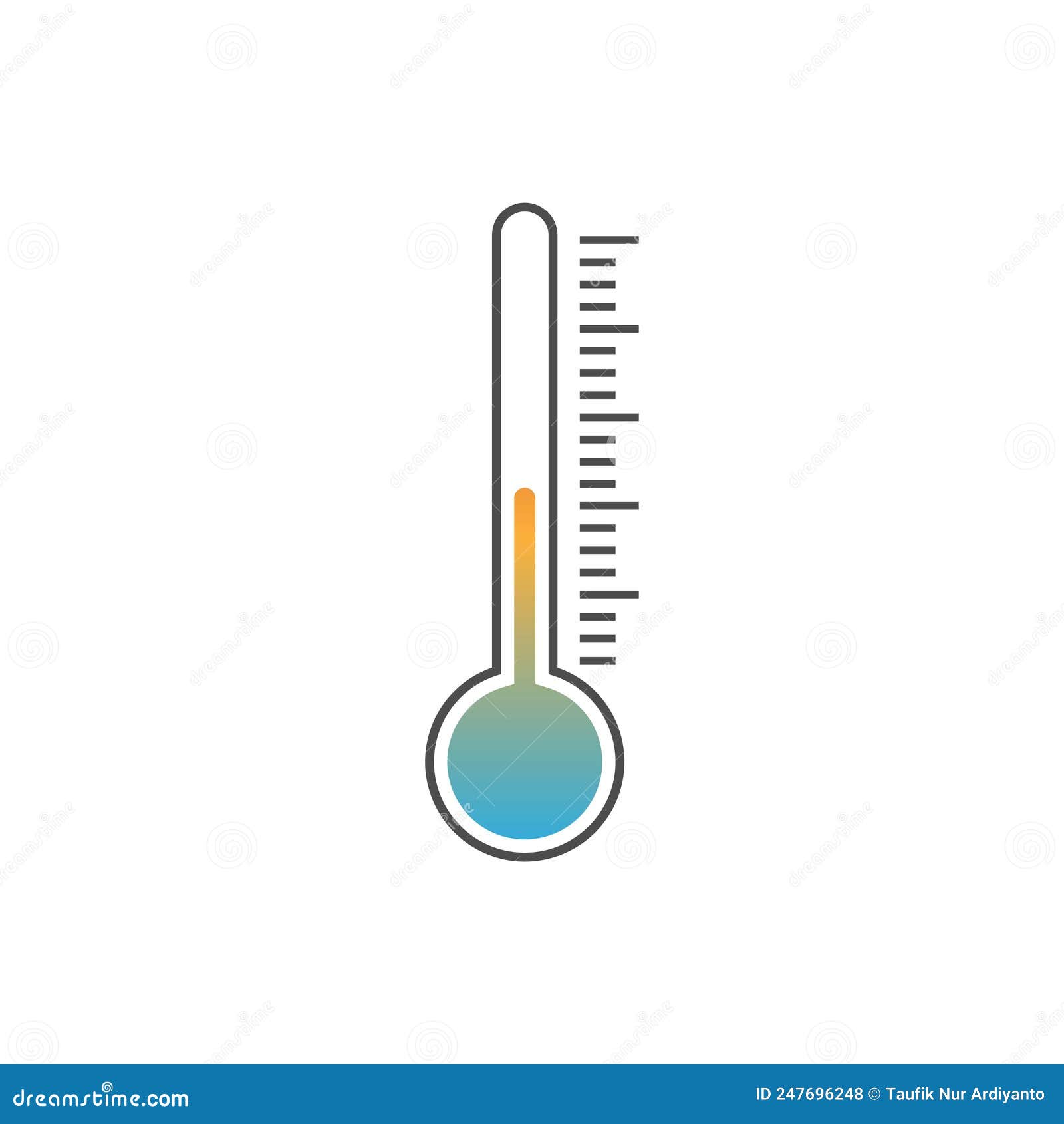 Thermometer Icon Logo Design Illustration Template Stock Illustration ...
