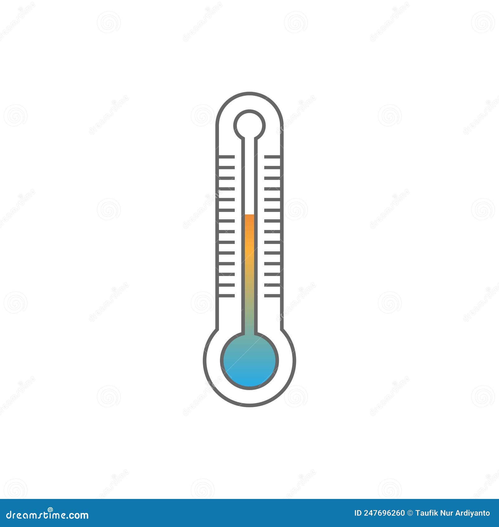 Thermometer Icon Logo Design Illustration Template Stock Illustration ...