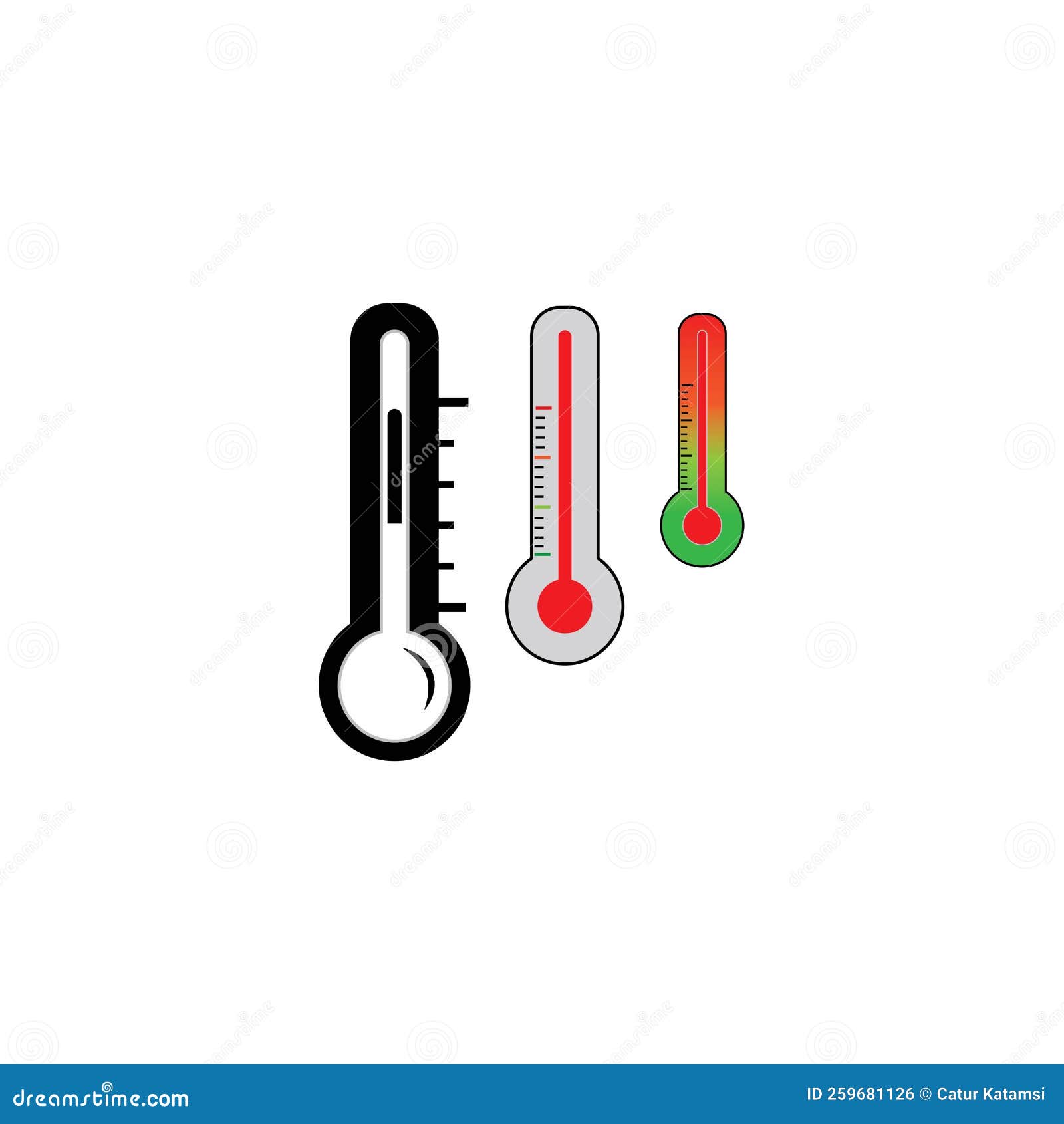 Thermometer Icon Logo Vector Stock Illustration - Illustration of ...