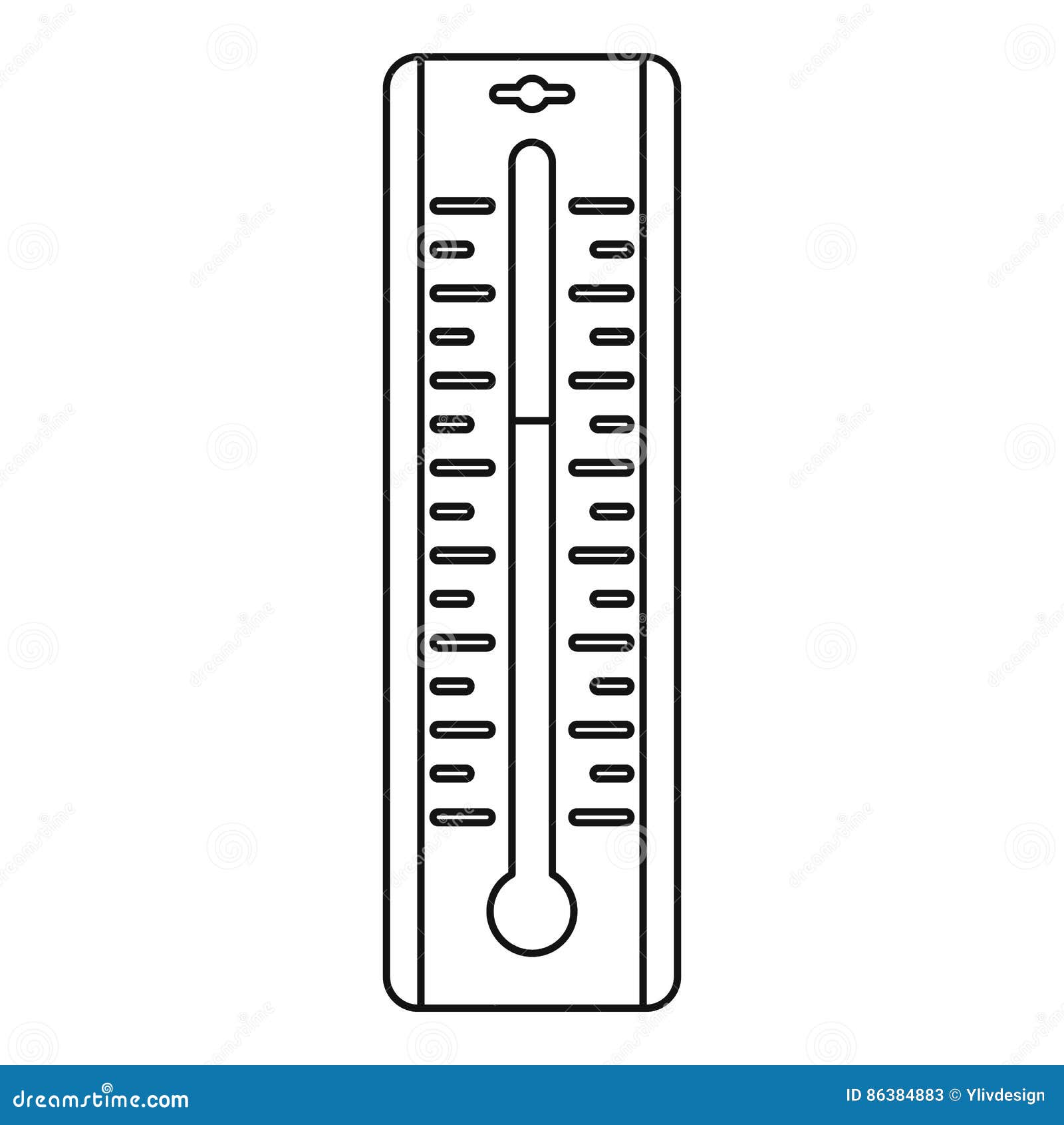 Thermometer Outline