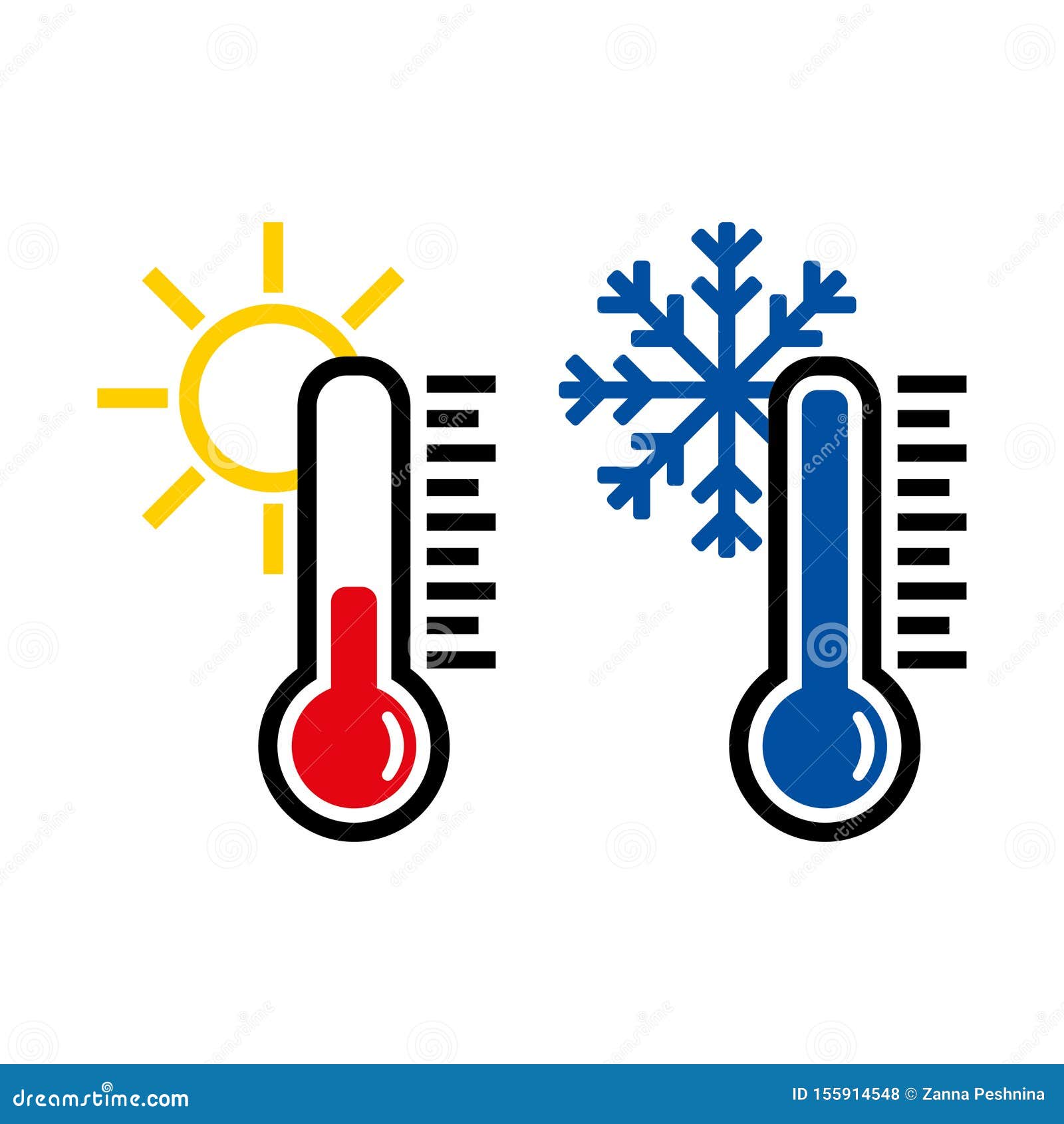 Thermometer Icon Or Temperature Symbol Or Emblem Vector Illustration ...