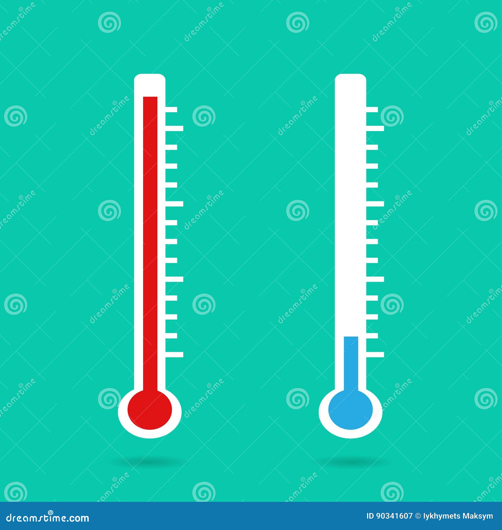 Thermometer Icon. Vector. Celsius and Fahrenheit Stock Illustration ... Thermometer Icon. Vector. Celsius and Fahrenheit Stock Illustration ...